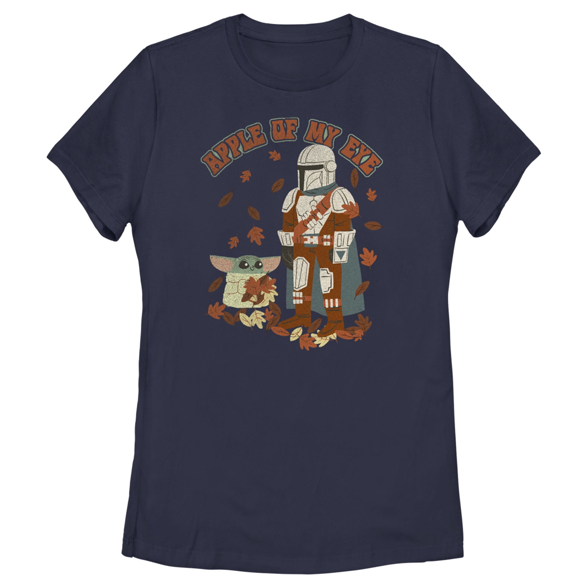Women's Star Wars: The Mandalorian Grogu and Din Djarin Fall Leaves ...