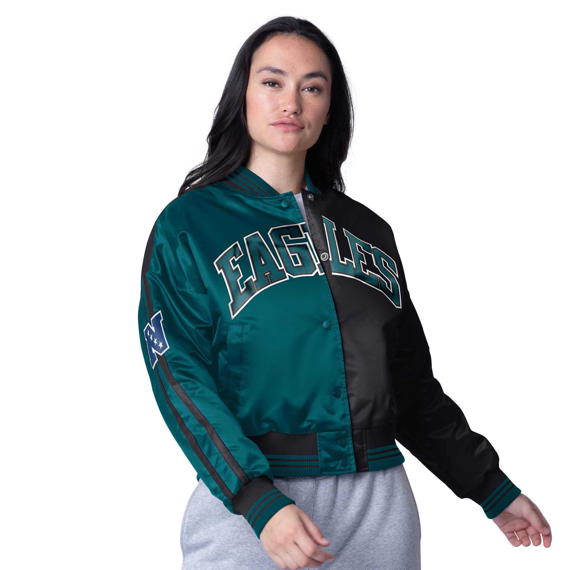 Women's Starter Midnight Green/Black Philadelphia Eagles Zone Blitz ...