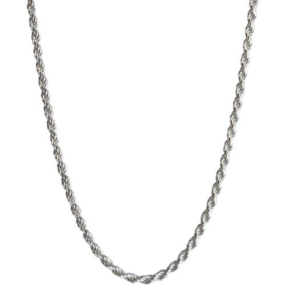 Women's Sterling Silver 035 Rope Necklace, 24" - Walmart.com