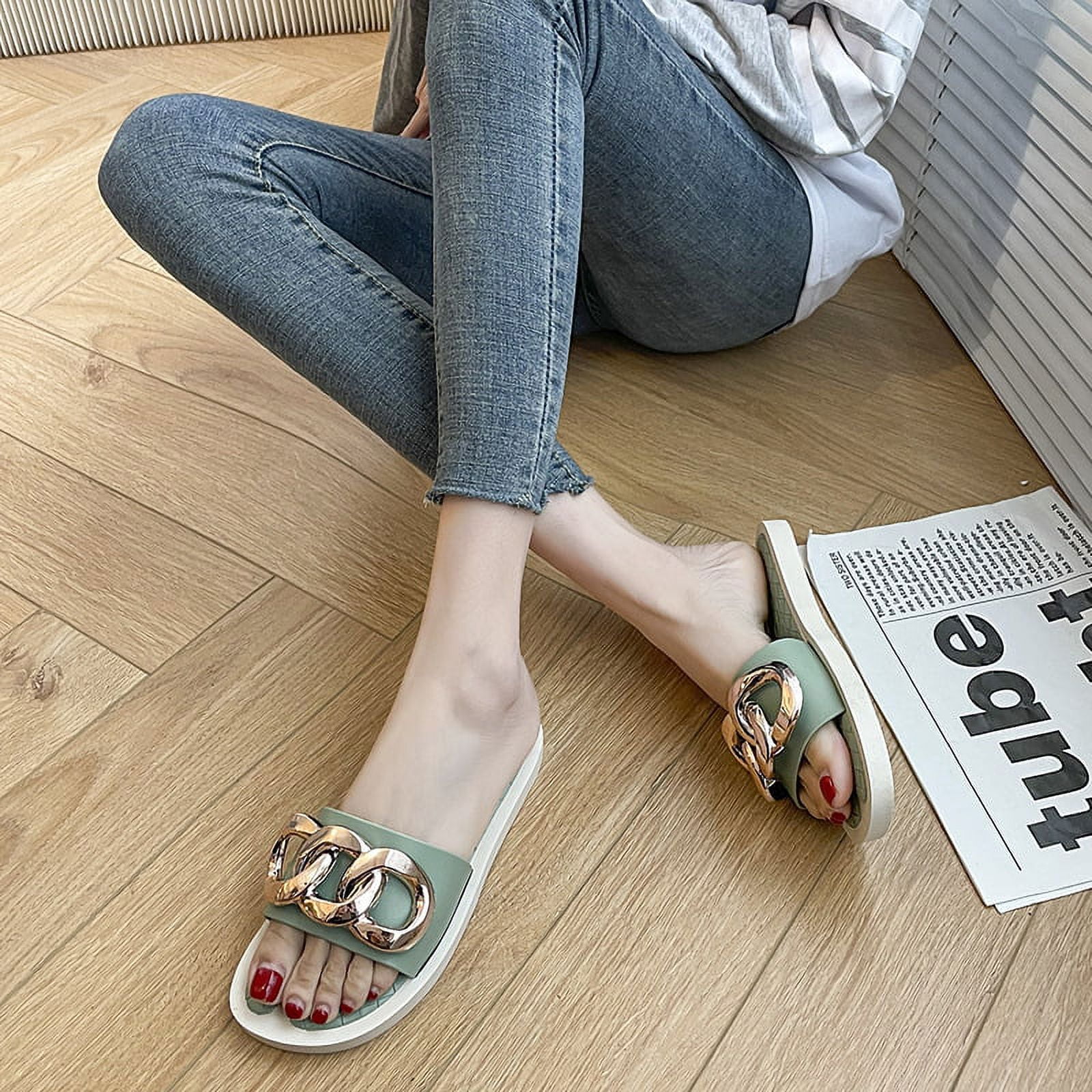 Women's Stiletto Heels Glitter Heel Sandals,women's gold chain simple ...