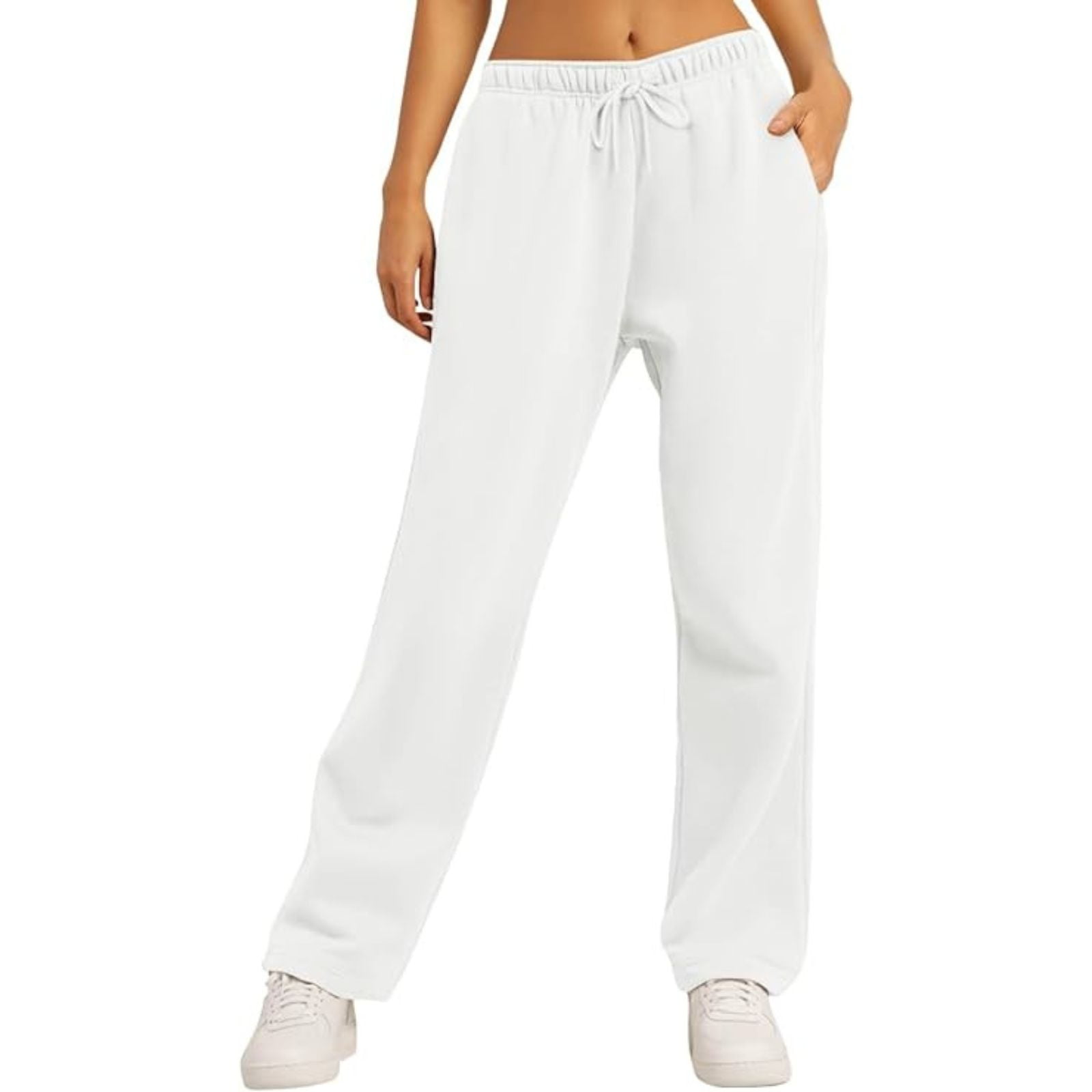 Women’s Straight Leg Sweatpants High Waisted Baggy Pants Preppy Clothes ...