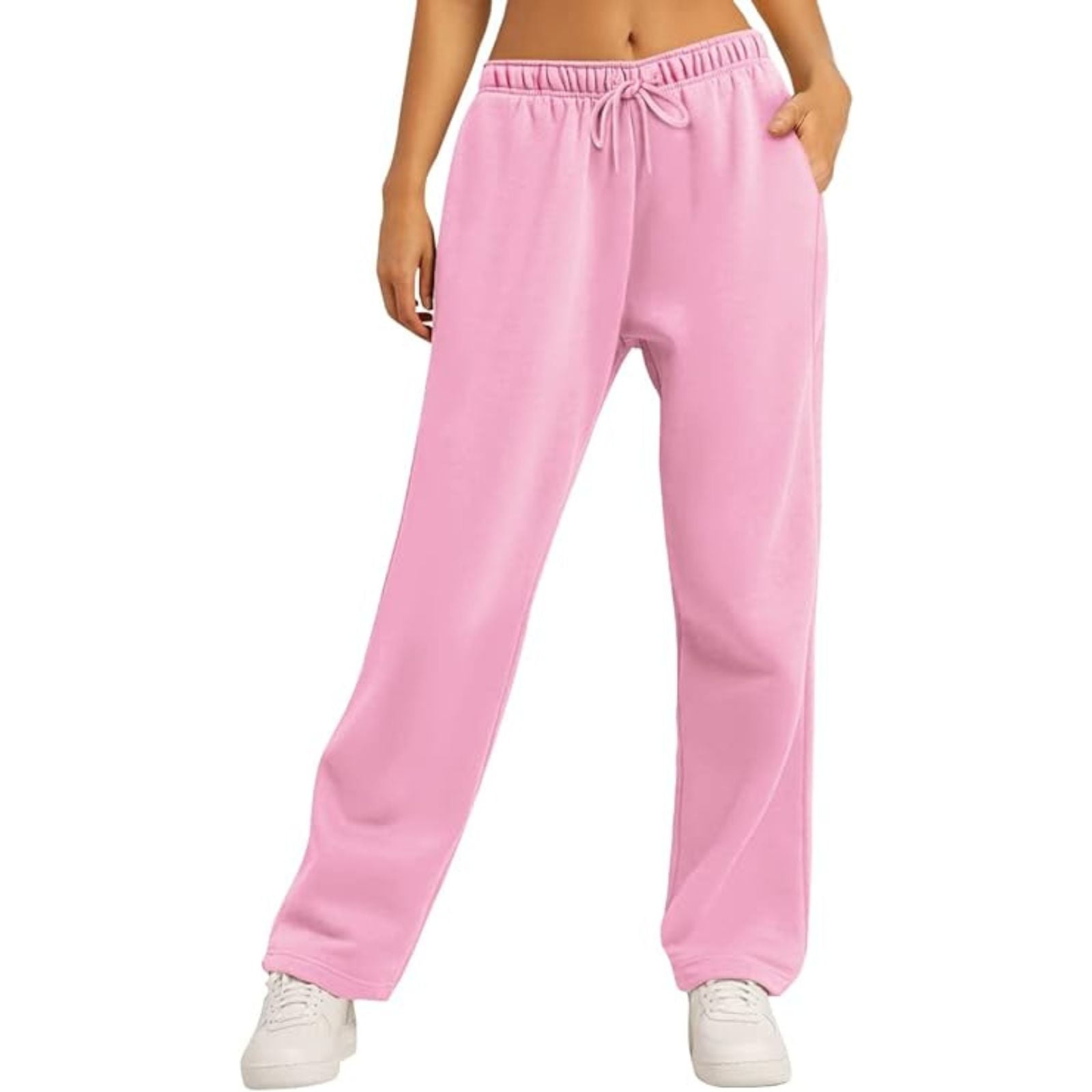 Women’s Straight Leg Sweatpants High Waisted Baggy Pants Preppy Clothes ...