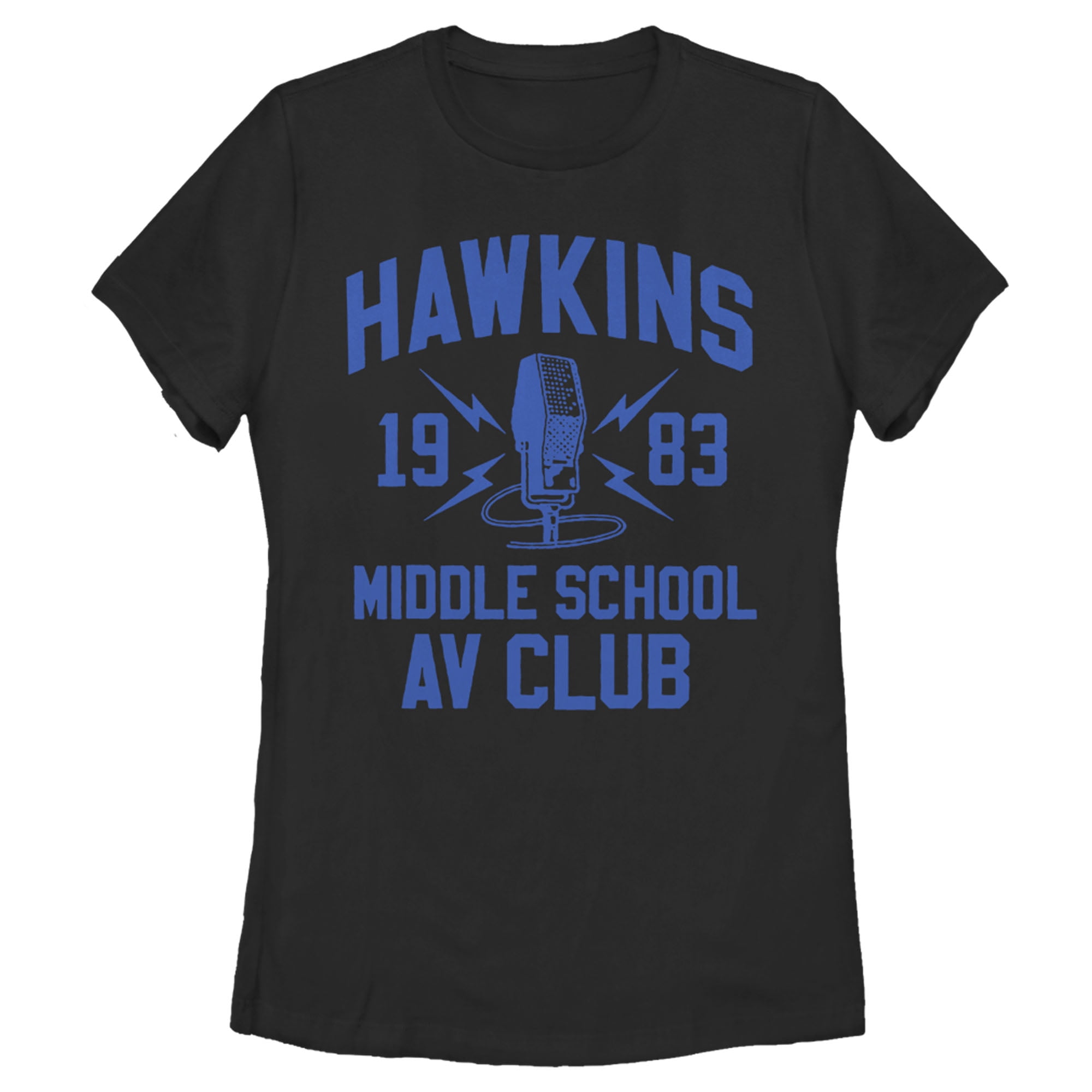 Women's Stranger Things Hawkins AV Club 1983 Graphic T-Shirt - Walmart.com