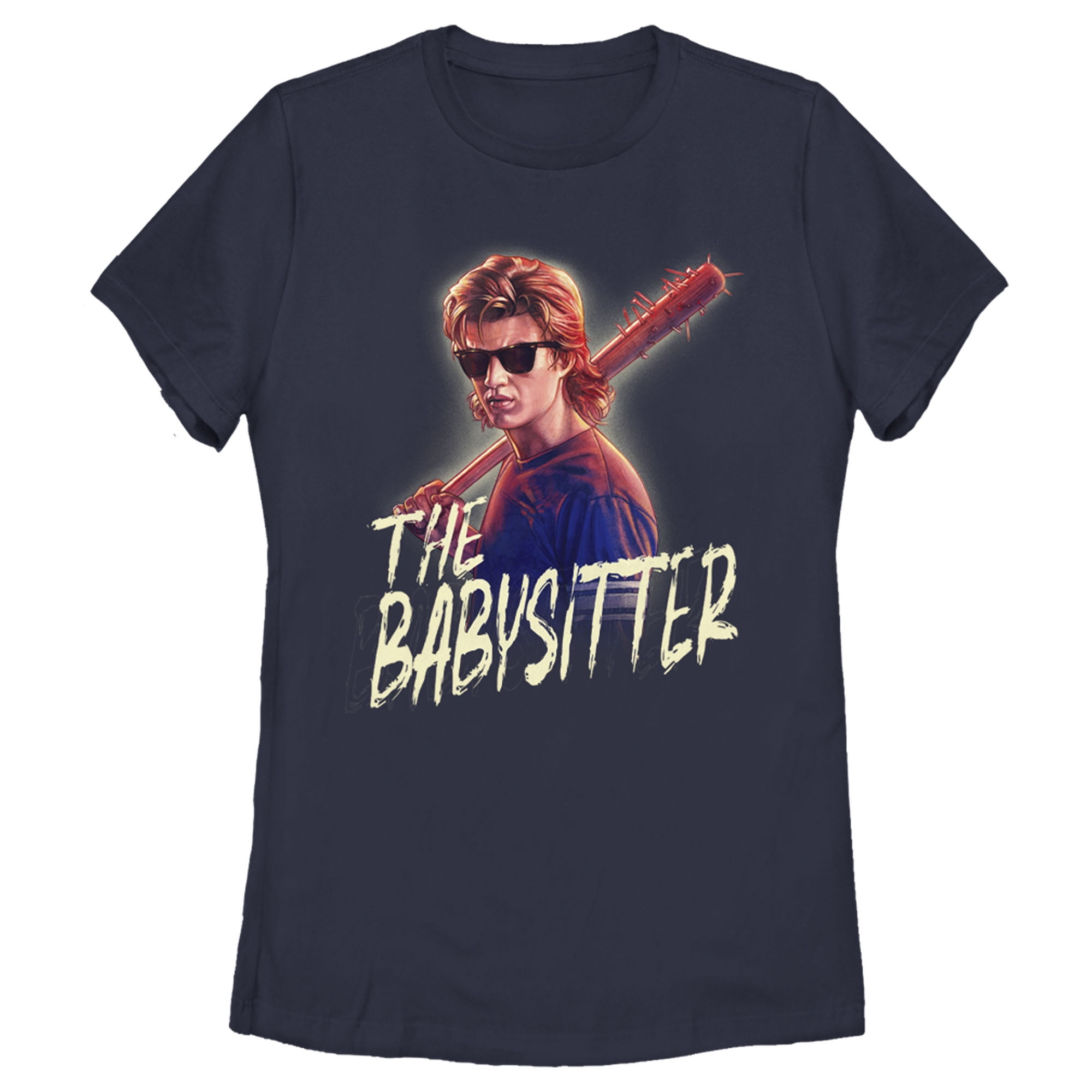 Women's Stranger Things Steve The Babysitter Portrait Graphic T-Shirt ...