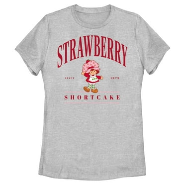 Strawberry Shortcake Graphic Crew Neck Short Sleeve T-Shirt, Women's ...