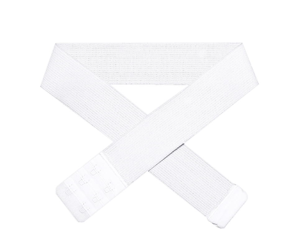 Women's Stretchable Elastic No-Buckle No Show Belt (White, XS ...