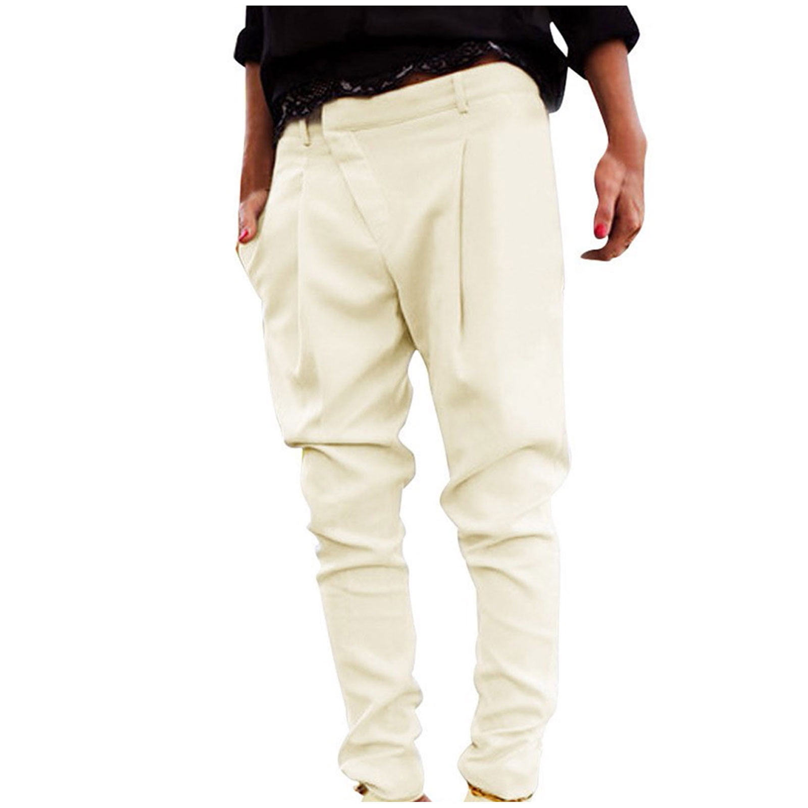 Women's Studded Bootcut Dress Pants with Pockets Plus Size High Waisted ...