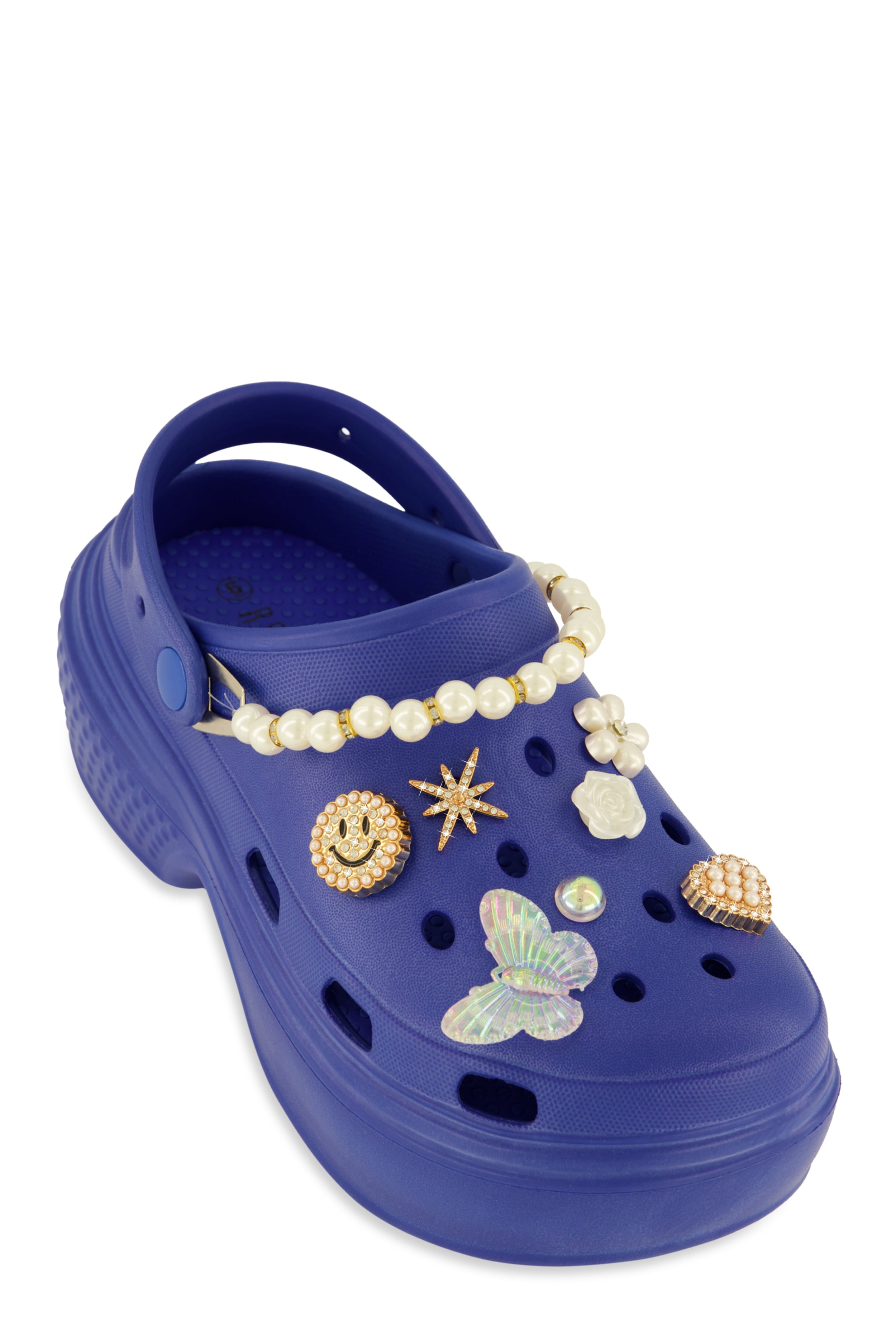 Women's Studded Charm Platform Clogs - Walmart.com