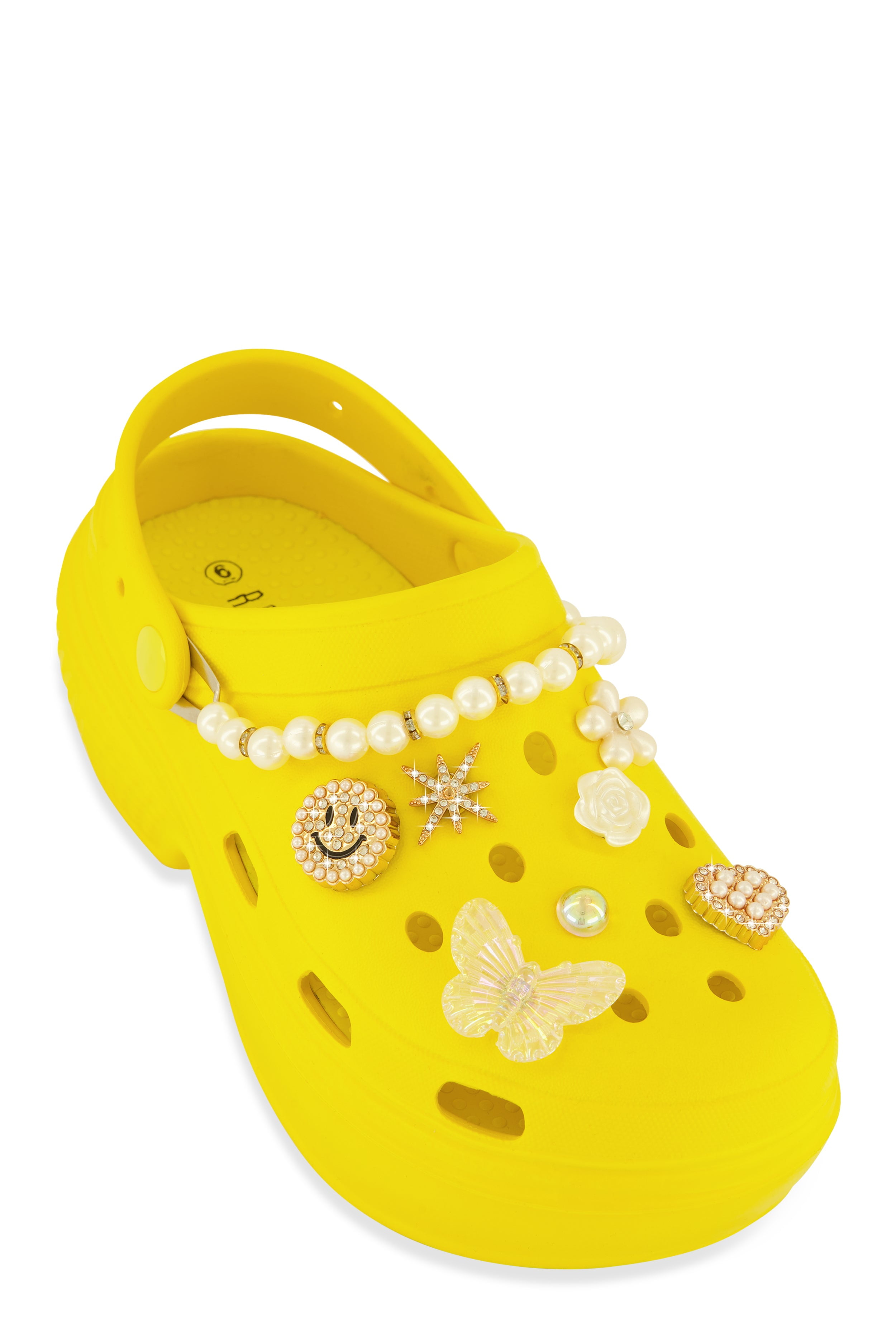 Women's Studded Charm Platform Clogs - Walmart.com