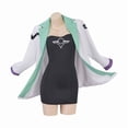 Women's Stylish White Elegant Fantasy Dress Mystic Priestess Style Long ...