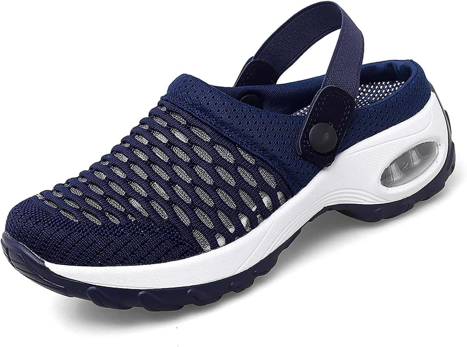 Women's Summer Mesh Mules & Clogs - Air - Cushioned Platform Design ...