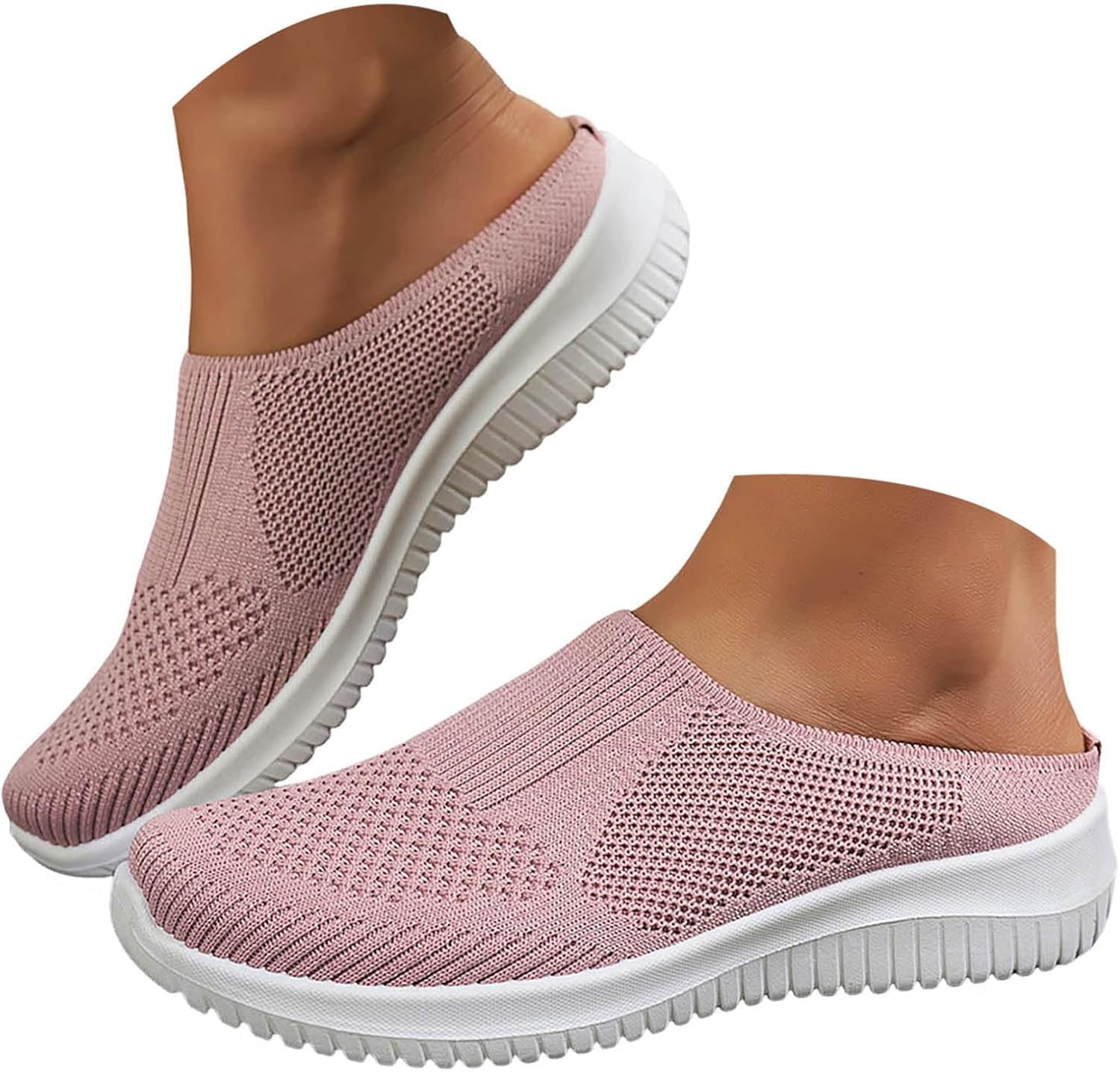 Women's Summer Shoes - Lightweight Walking Shoes with foot arch pad ...