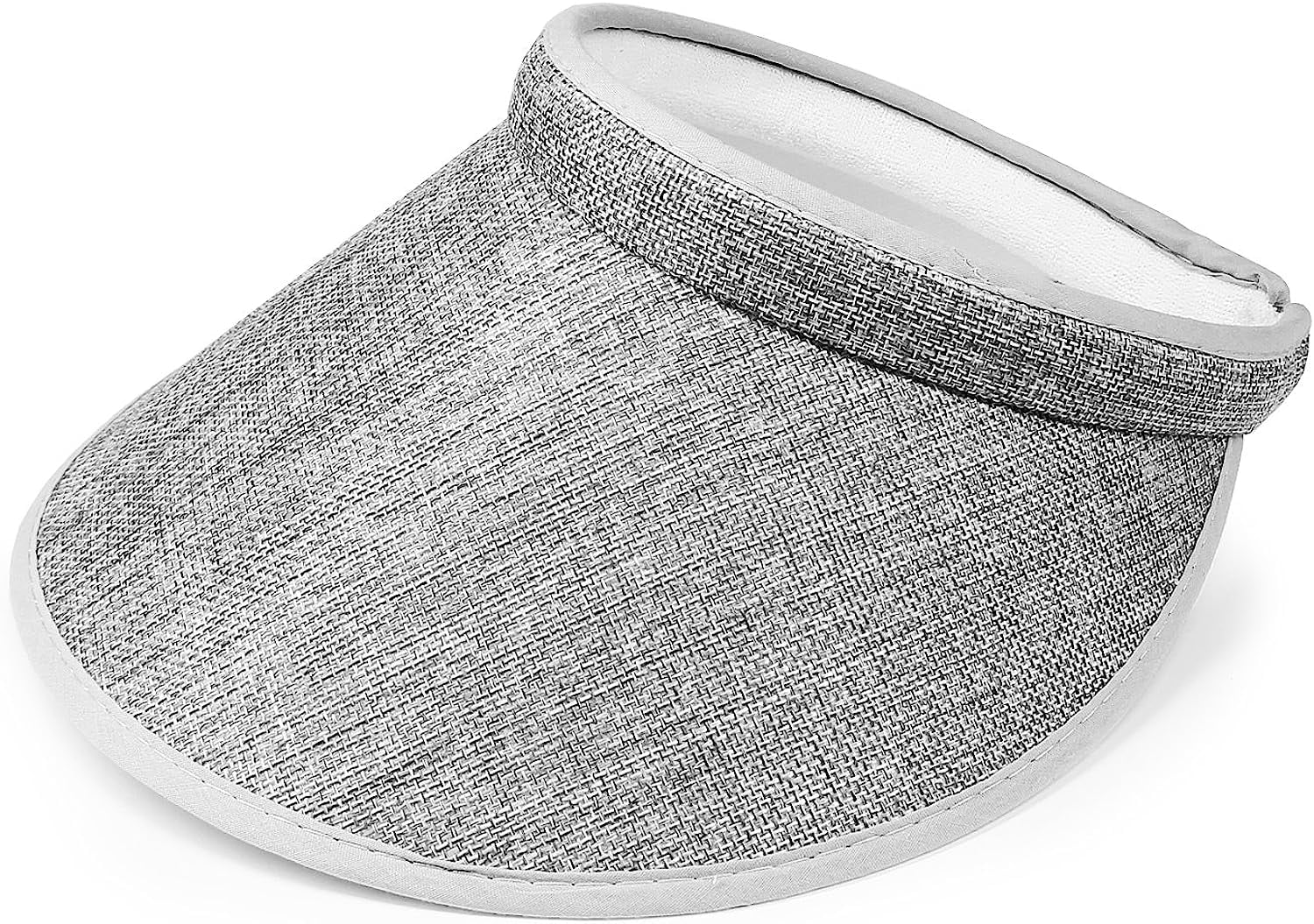 Women's Summer Sun UV Protection Visor Wide Brim Clip On Beach Pool ...