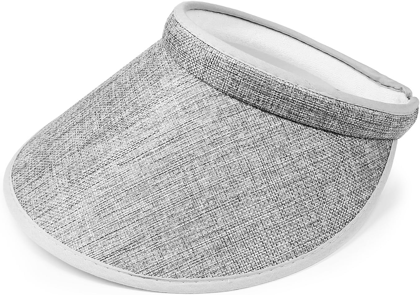 Women's Summer Sun UV Protection Visor Wide Brim Clip on Beach Pool ...