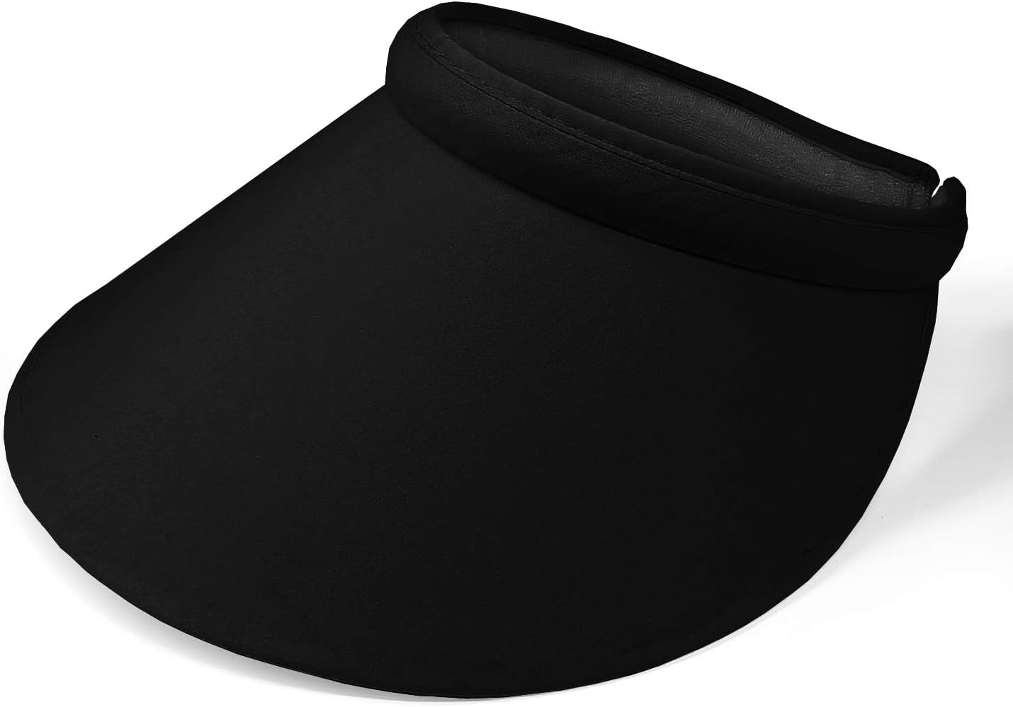 Women's Summer Sun UV Protection Visor Wide Brim Clip on Beach Pool ...