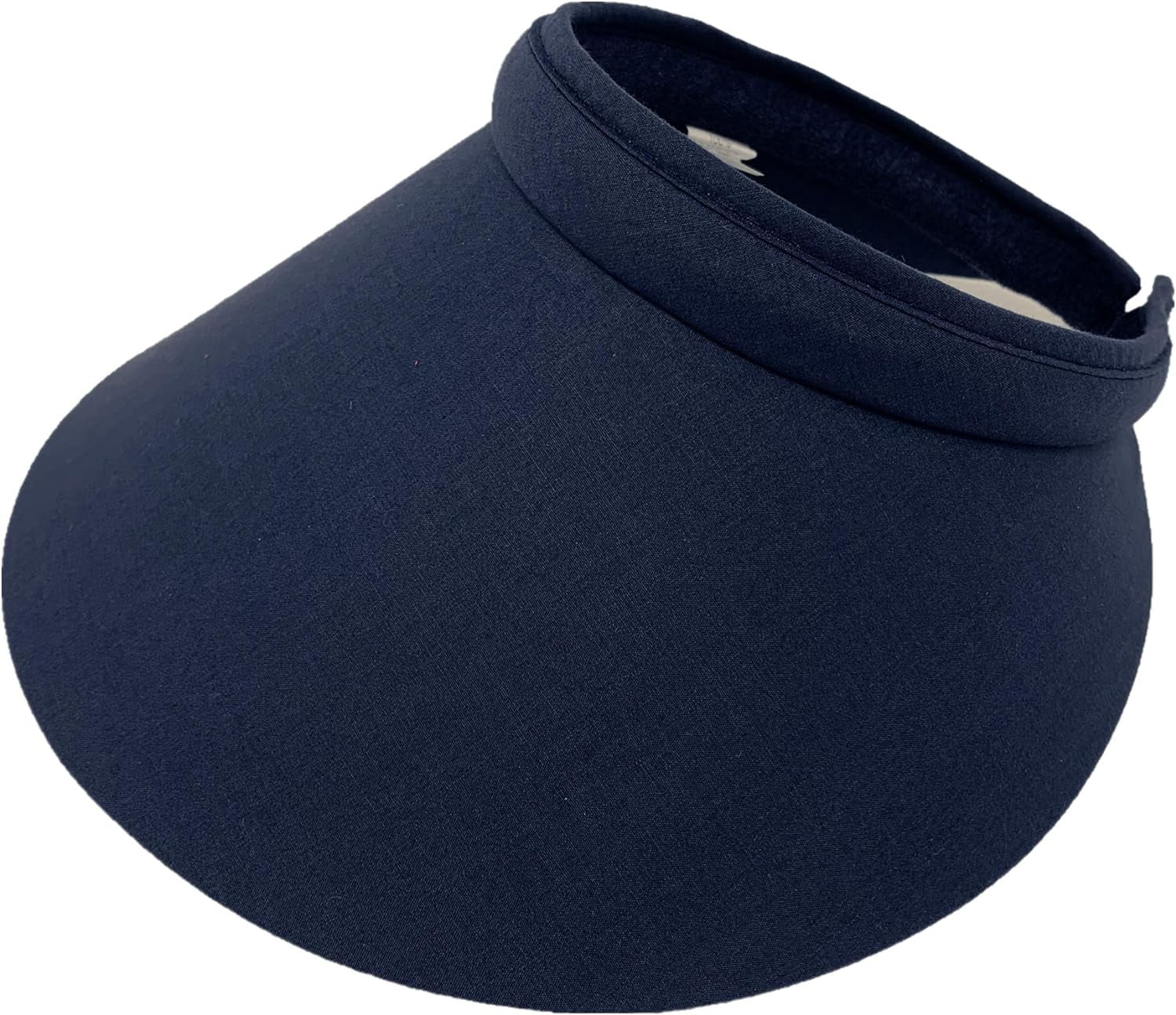 Women's Summer Sun UV Protection Visor Wide Brim Clip on Beach Pool ...