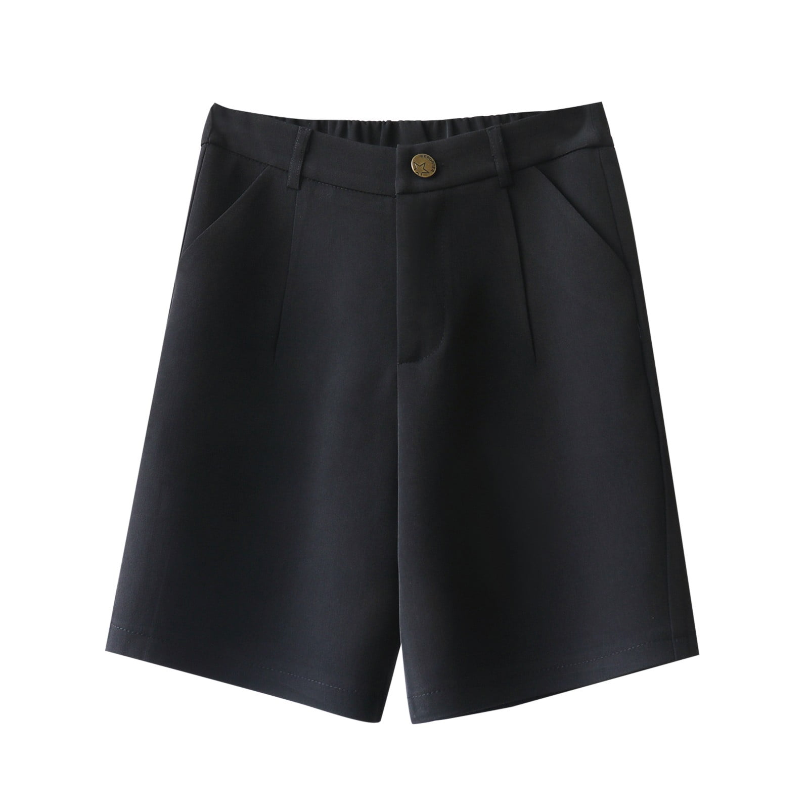 Women's Summer Work Shorts Dressy Casual Wide Leg Suit Tailored Shorts ...