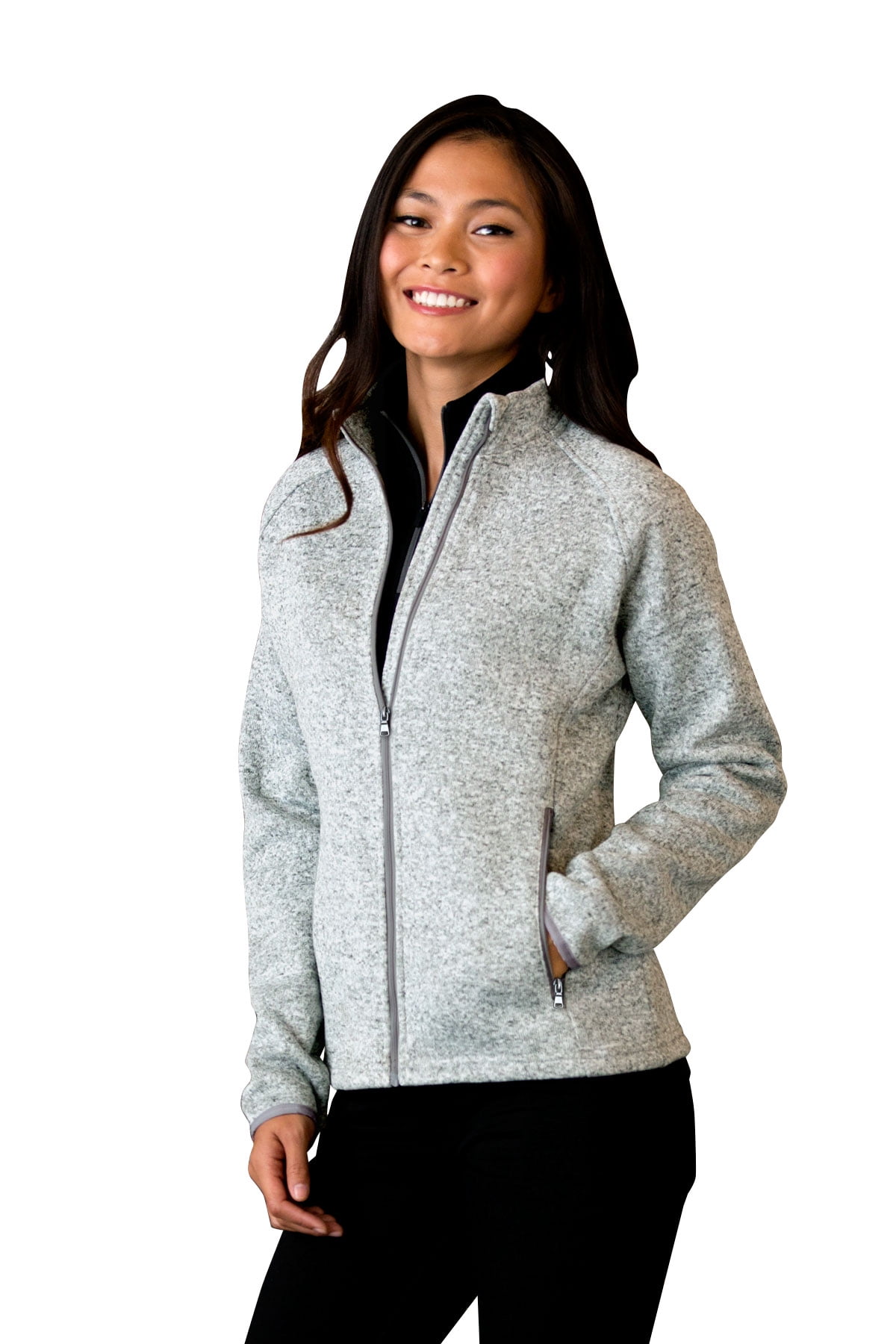 Women's Summit Sweater-Fleece Jacket - Walmart.com