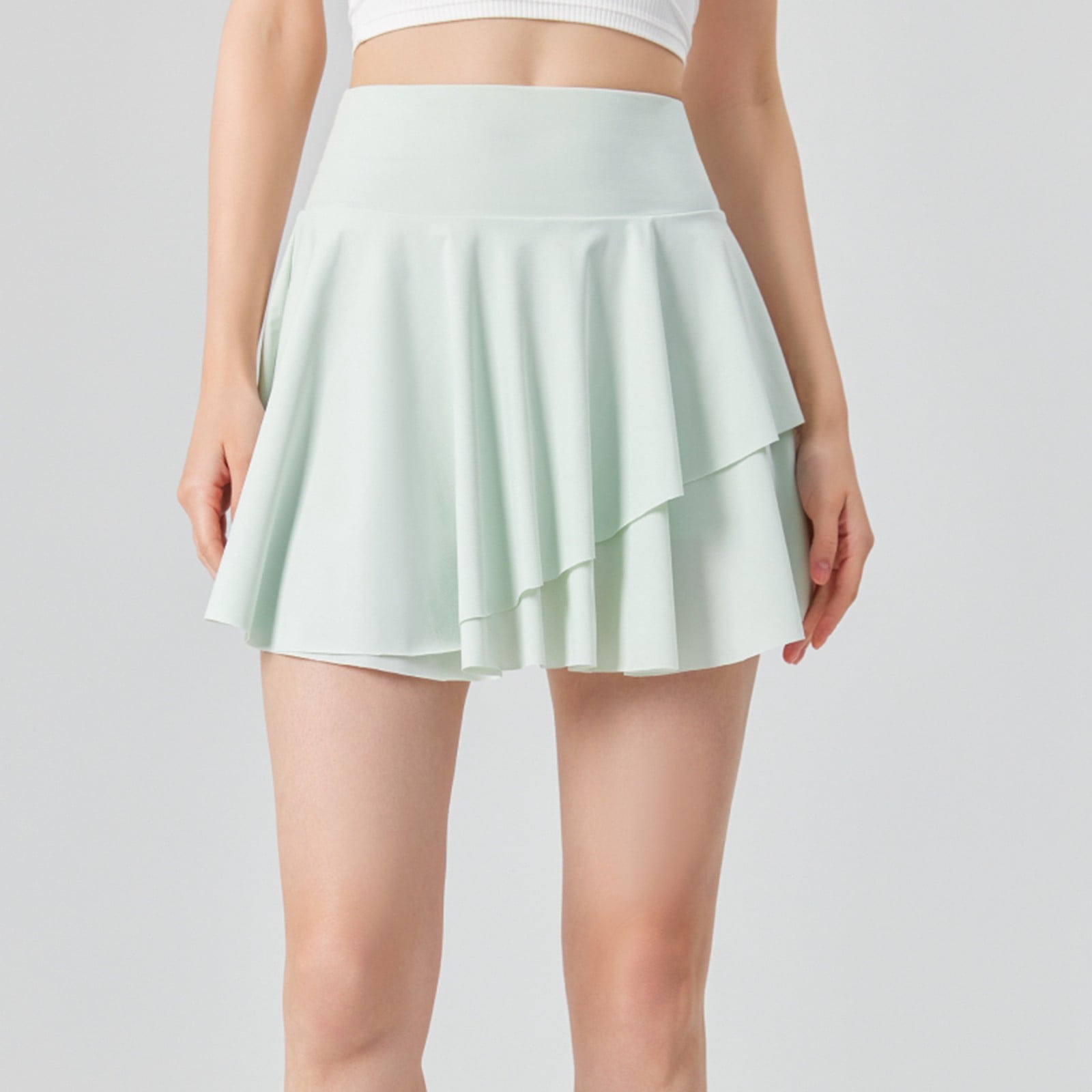 Women's Sun Skort Ice Cool Blocking Two In One Chafing Tennis Skirt For ...