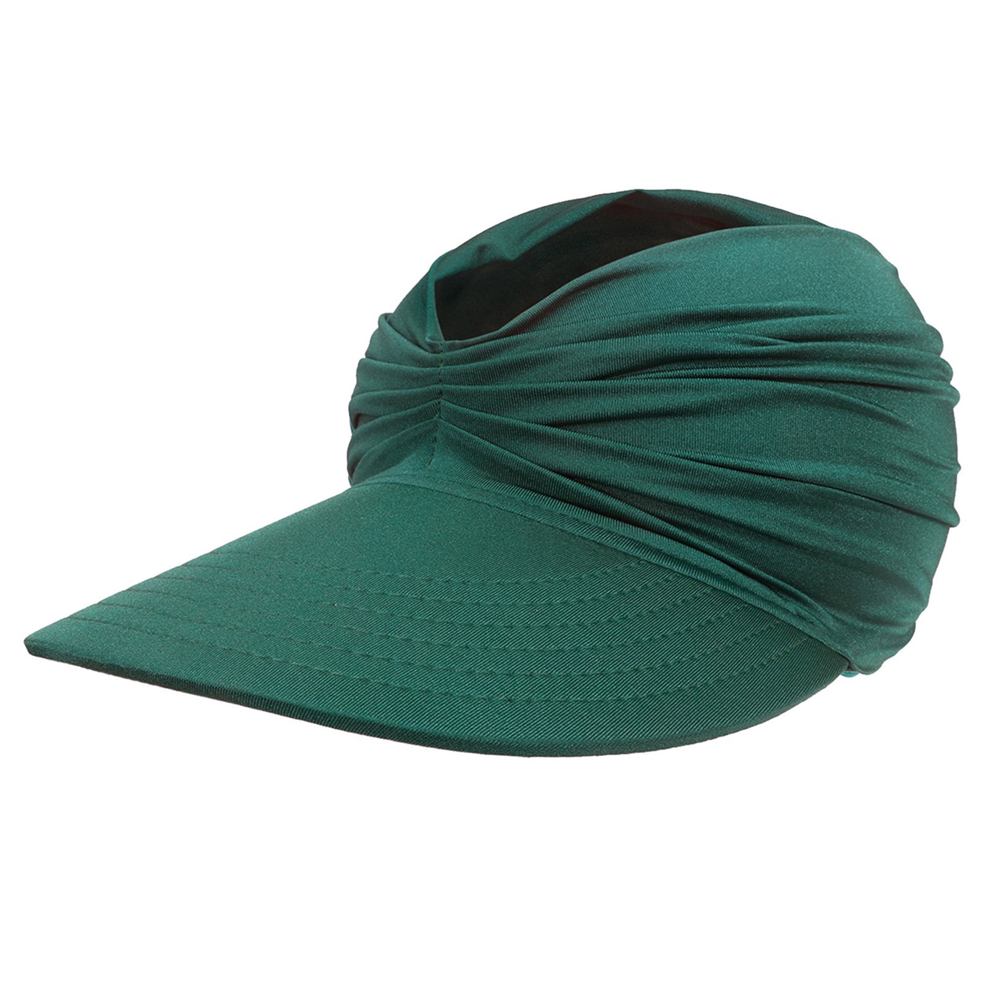 Women's Sun Visor Hats Protection Open Top Hat Wide Brim Beach Caps ...