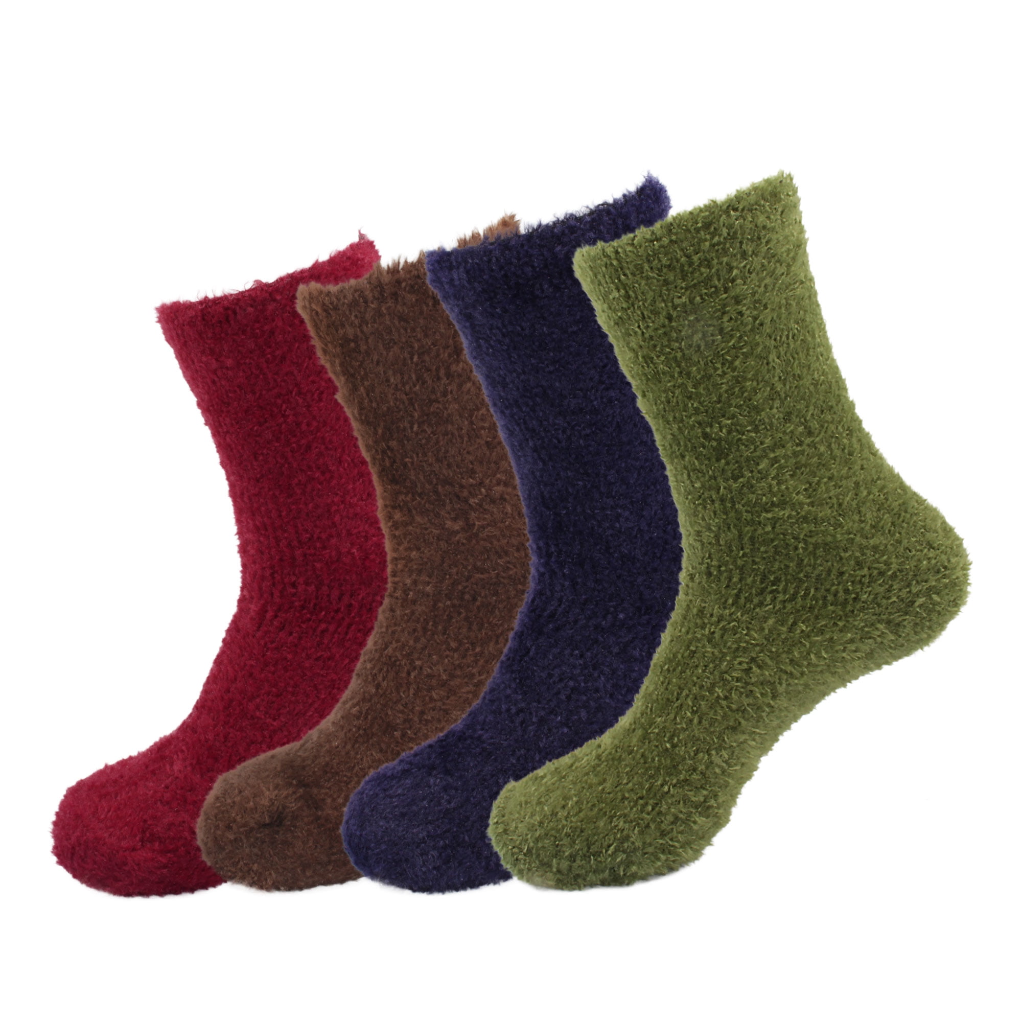 Women's Super Soft and Cozy Feather Light Fuzzy Socks - Assortment M ...