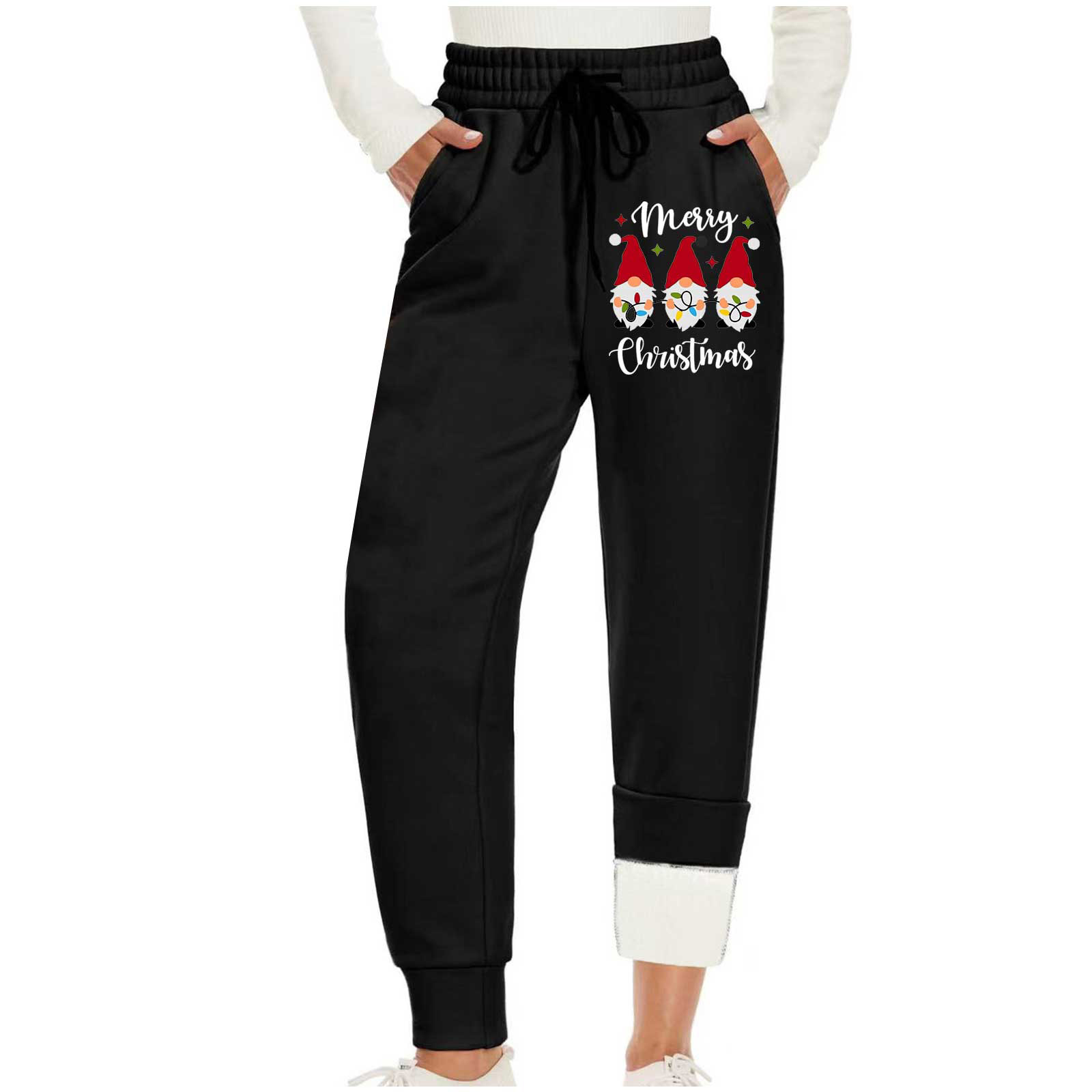Women's Sweatpants Ndbuld Women's Fashion Christmas Fitness Sports ...
