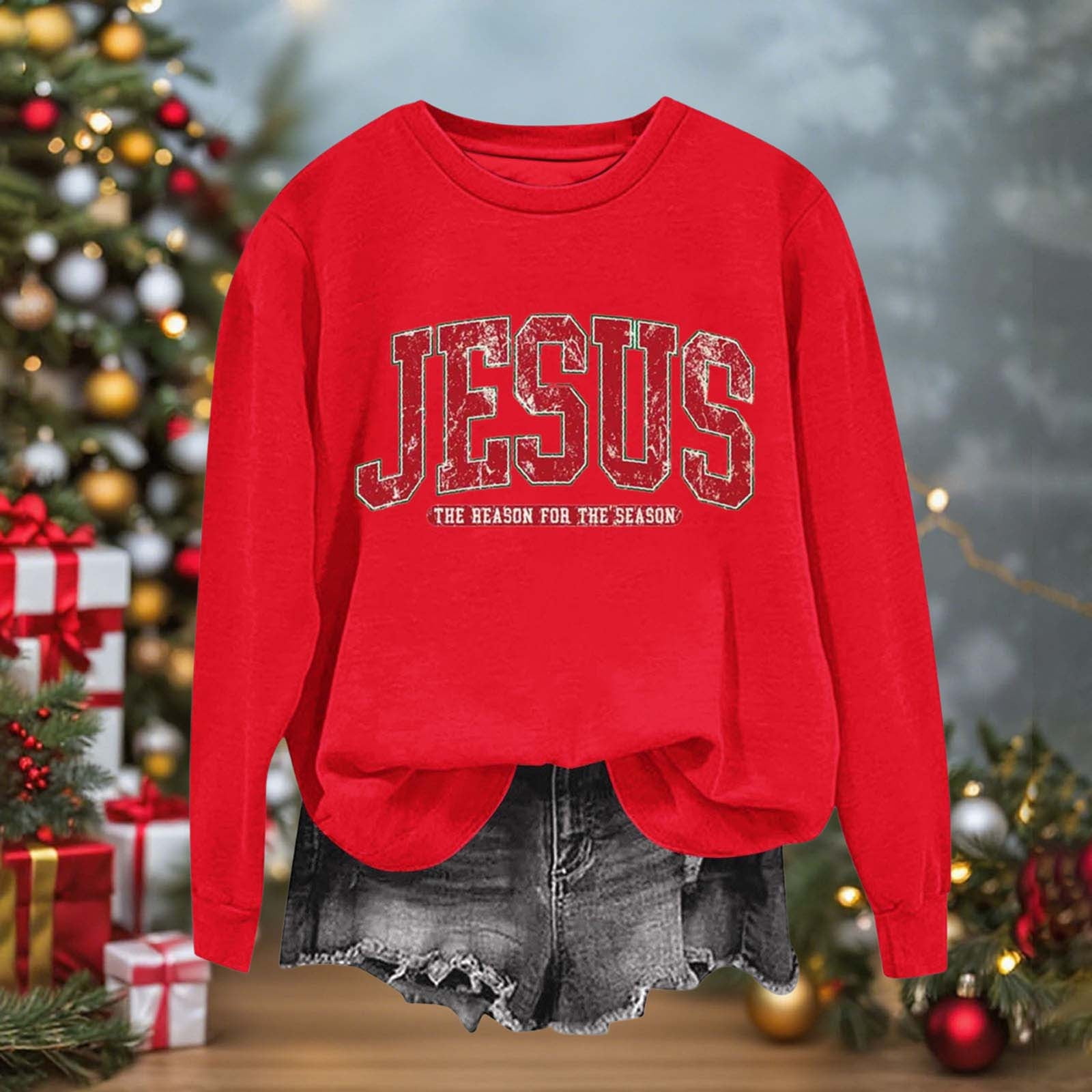 Women's Sweatshirts 2025 Trendy Letter Printed Pullover Top Loose ...