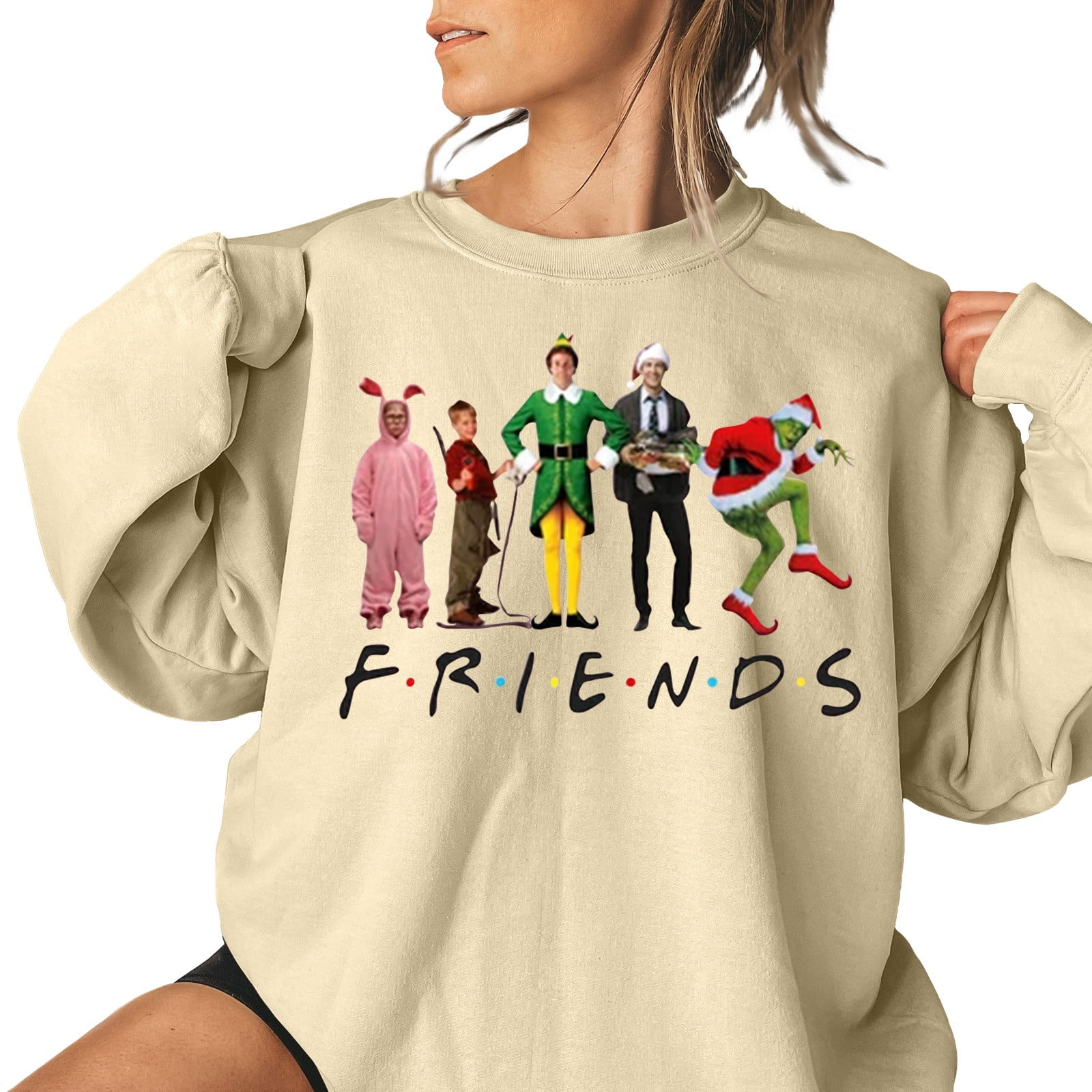 Women's Sweatshirts FRIENDS Print Pullover Friends Tv Show Merchandise ...