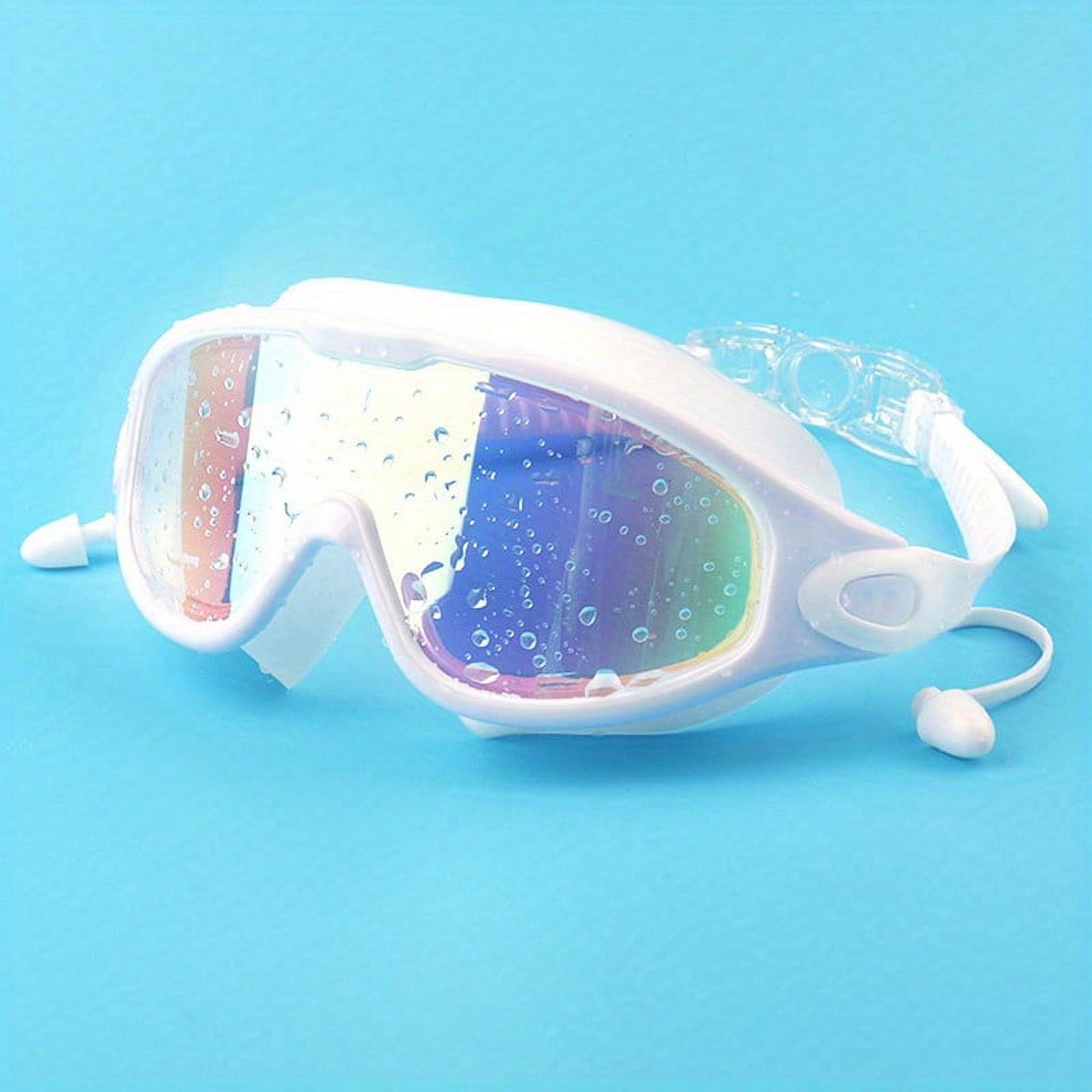 Women's Swim Goggles, Anti-fog Waterproof Clear Visor Water Pool Swim ...