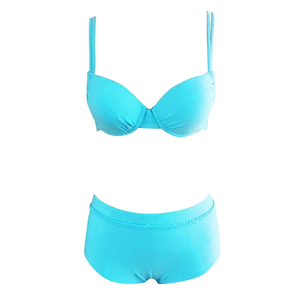 KTMKH Women's Swimsuit Tummy Control Padded Tankini Set Sporty with Boy ...