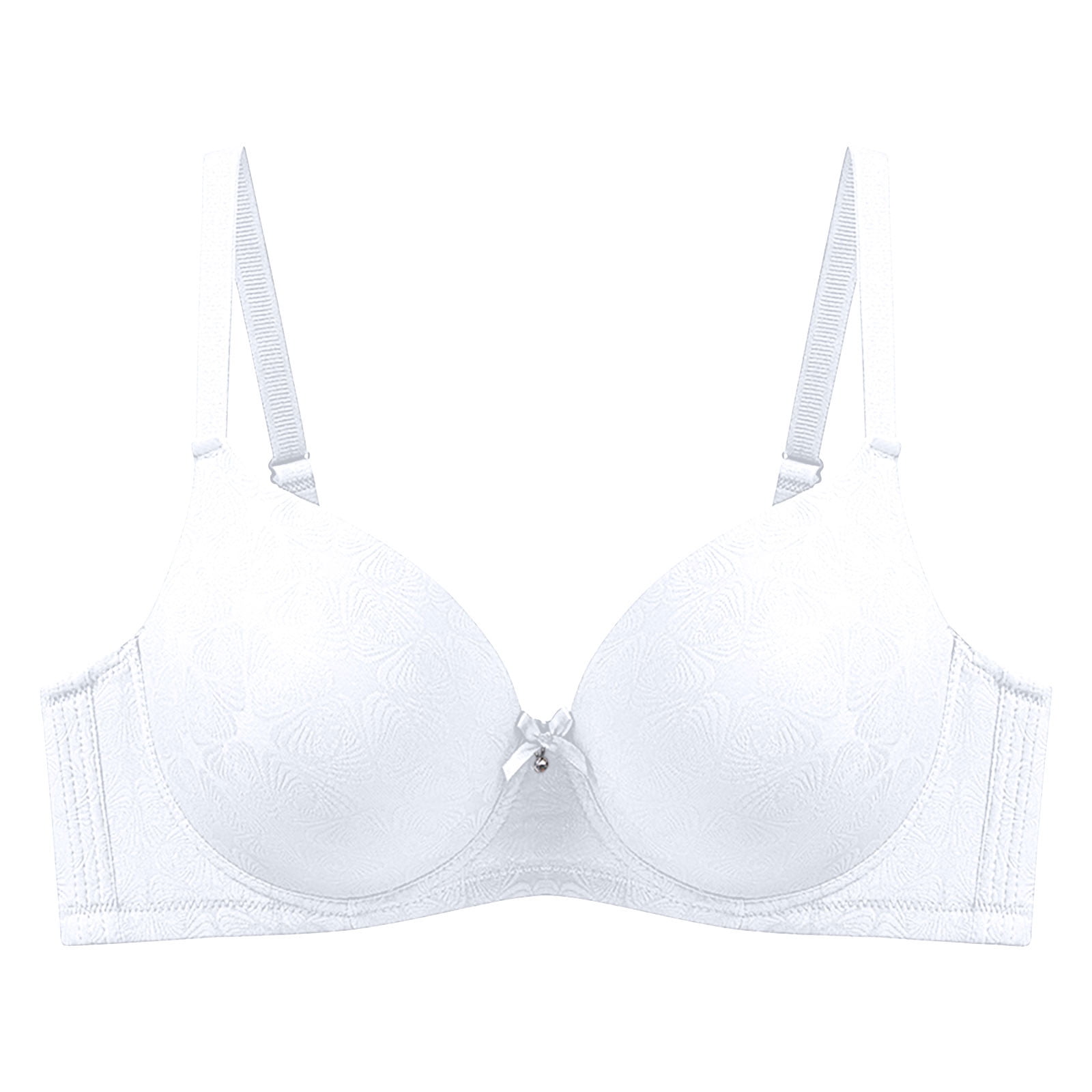 Women's T-Shirt Bra with Underwire, Push-Up Bra Full Coverage Basic ...