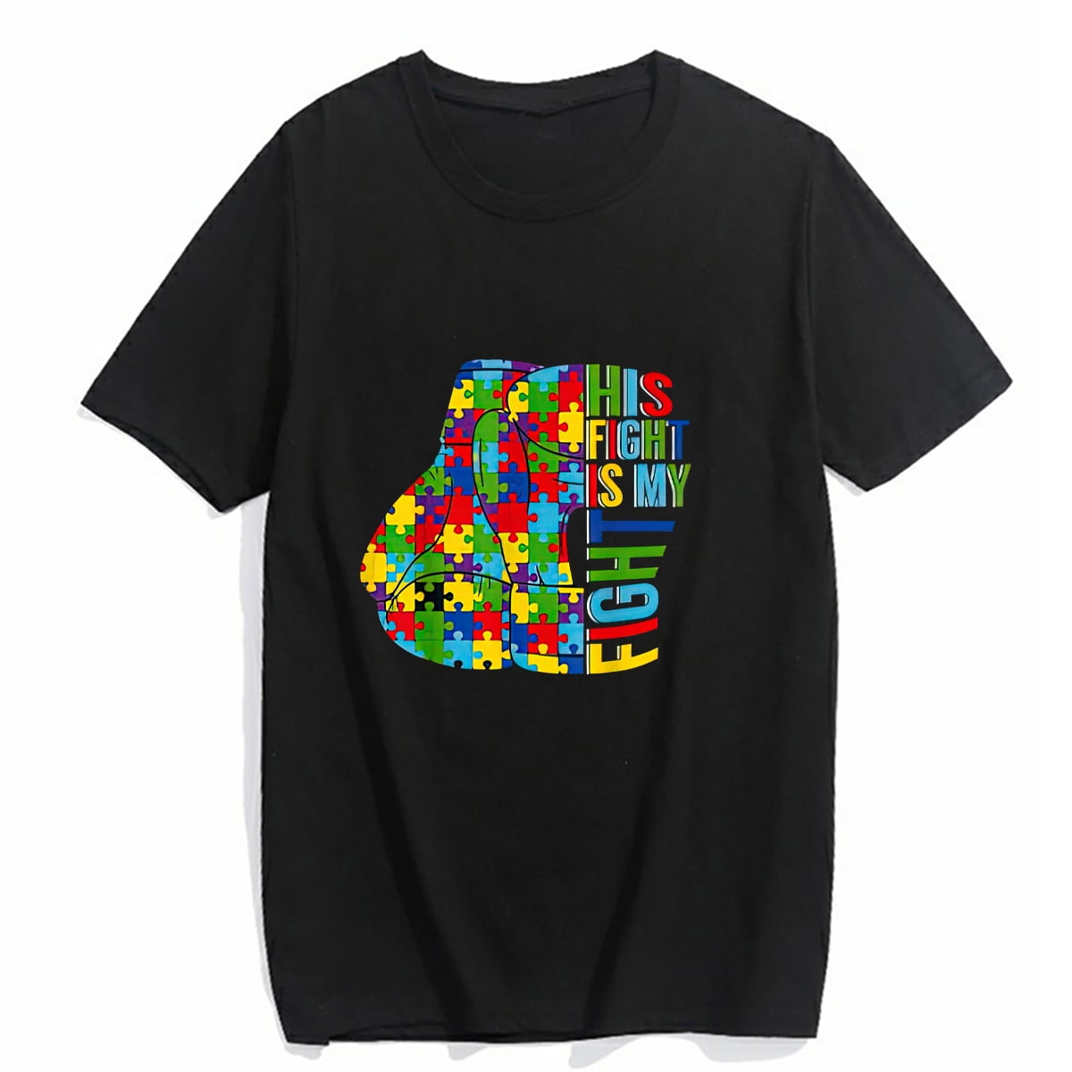 Women's T-Shirt Inspirational Sayings Autism Awareness Day Casual Short ...