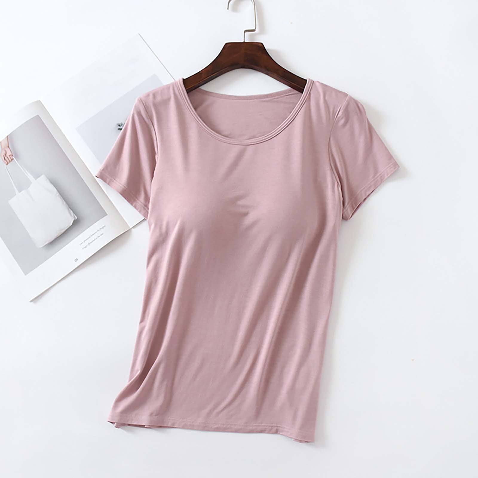 Women's Tanks Yoga Gym Tops Workout Tank Tops Strap Padded Undershirts ...