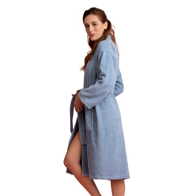 Women's Terry Cotton Kimono Bathrobe - Thick, Absorbent - Walmart.com