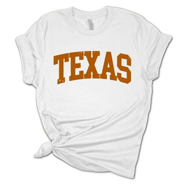 Women's Texas Tshirt Varsity Texas Burnt Orange State College Football ...