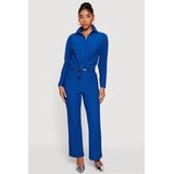 Women's Textured Ribbed Knit Pull On Pants - Walmart.com