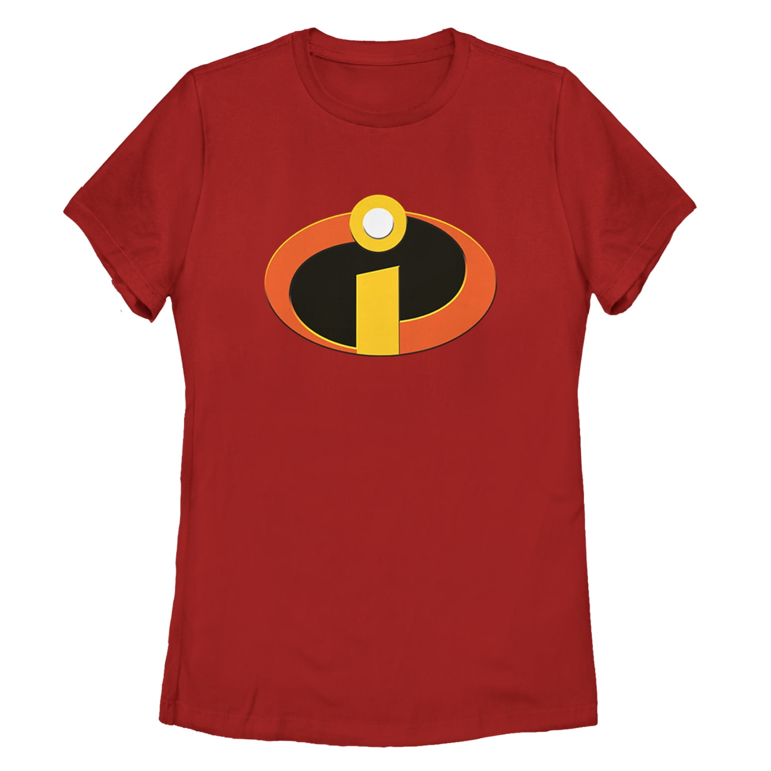 Women's The Incredibles Classic Logo Graphic Tee Red Medium - Walmart.com