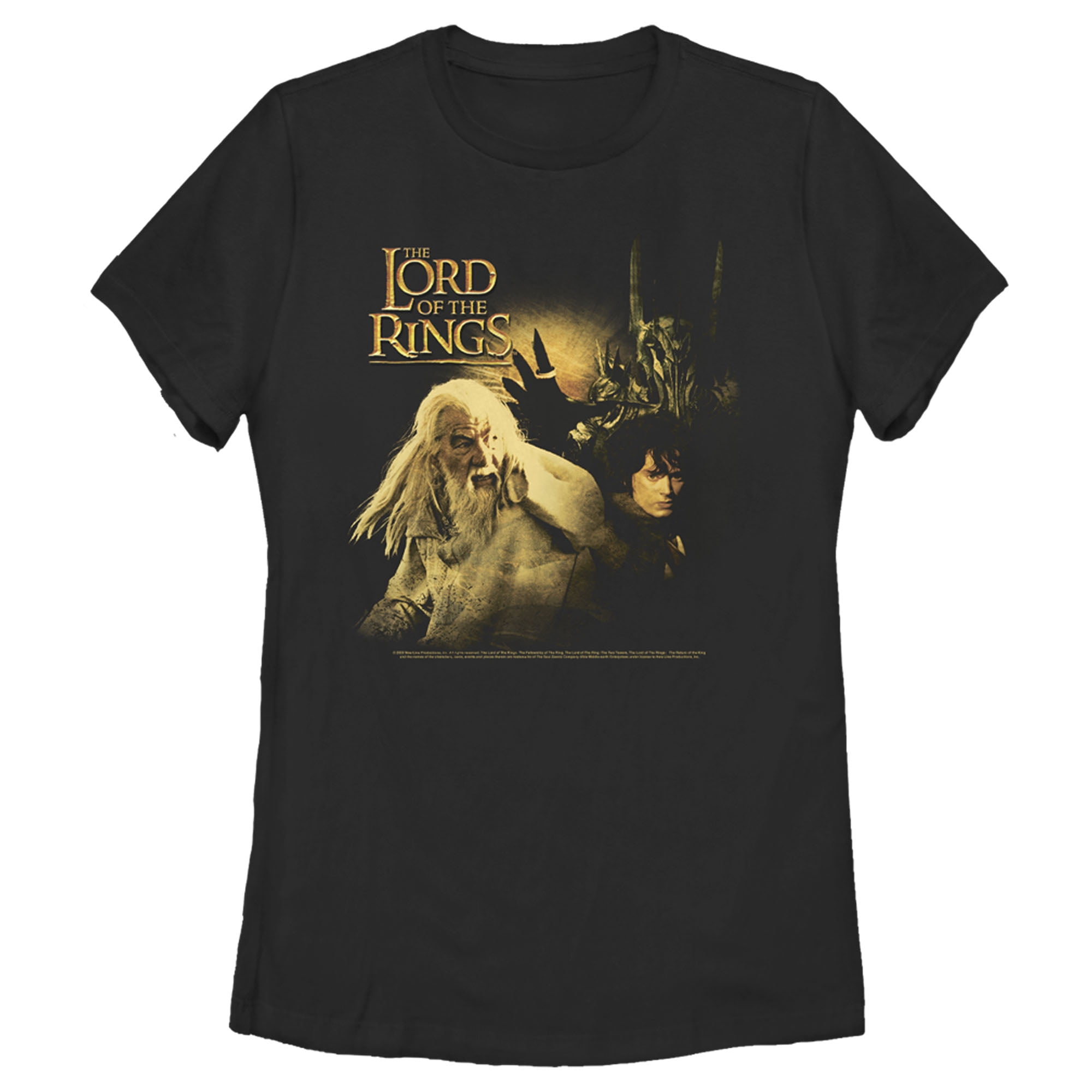Women's The Lord of the Rings Fellowship of the Ring Gandalf Frodo and ...