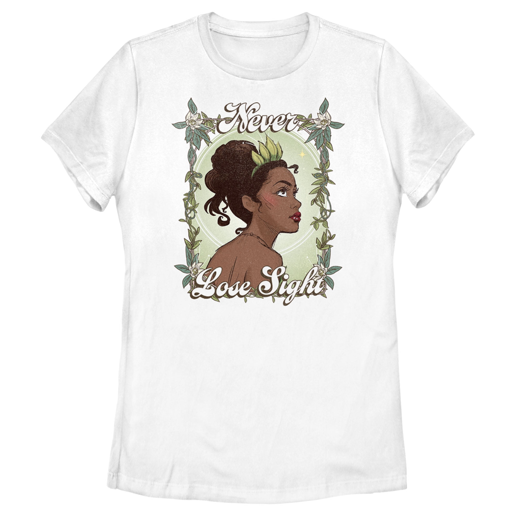 Women's The Princess and the Frog Tiana Never Lose Sight Graphic Tee ...