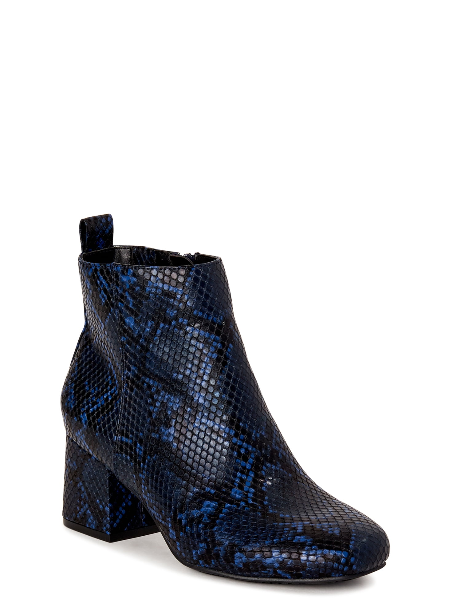 Women's Time and Tru Block Heel Booties - Walmart.com