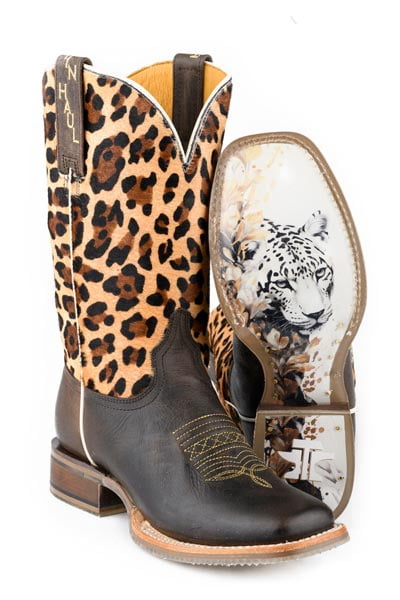 Women's Tin Haul Wild Cat Boots With Jaguar Jungle Sole Handcrafted ...