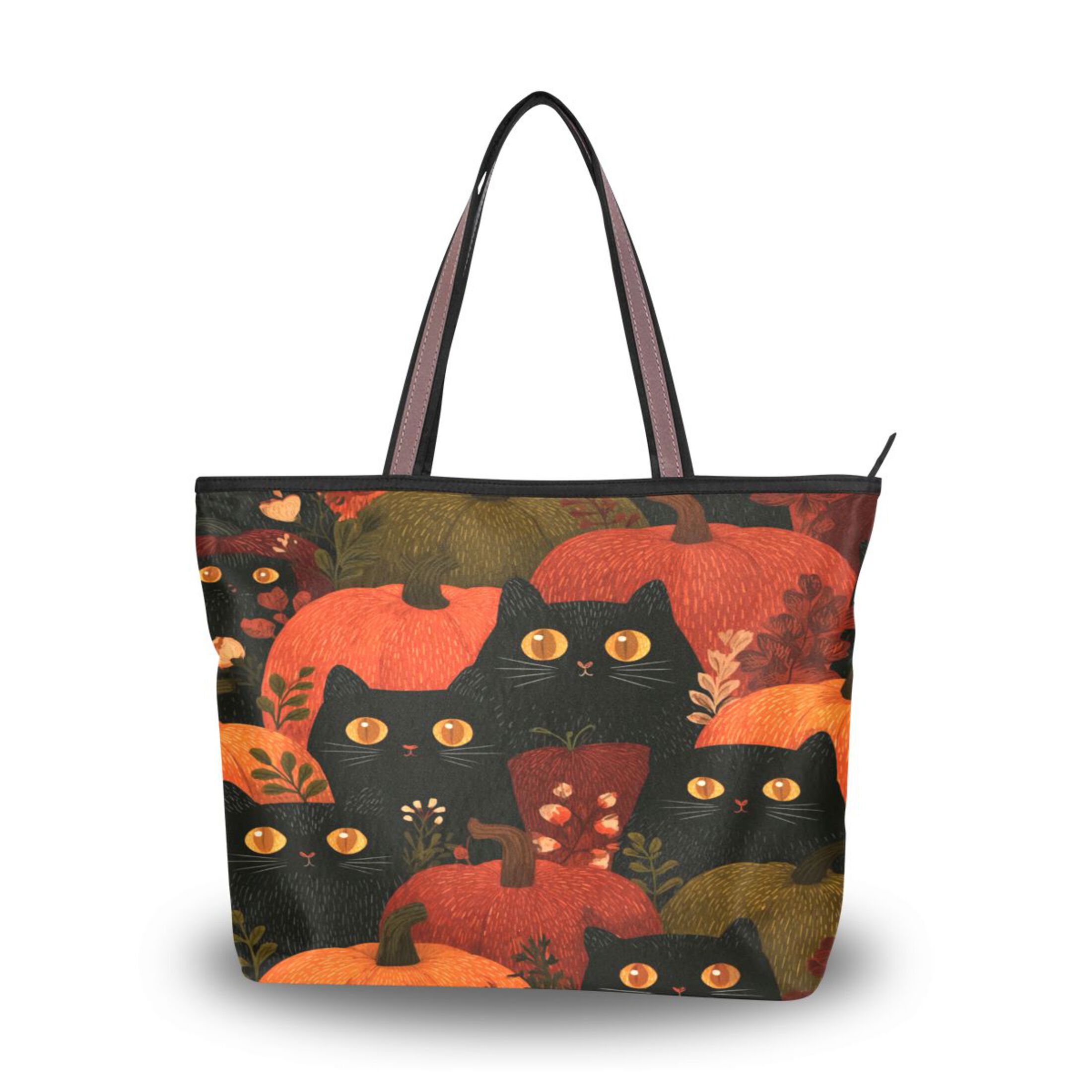 Women's Tote Handbag Cloth Handbag Large Tote Bag Shopping Bag Black ...