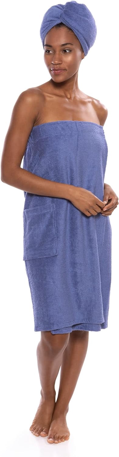 Women's Towel Wrap - Viscose from Bamboo Spa Wrap Set by Texere (The ...