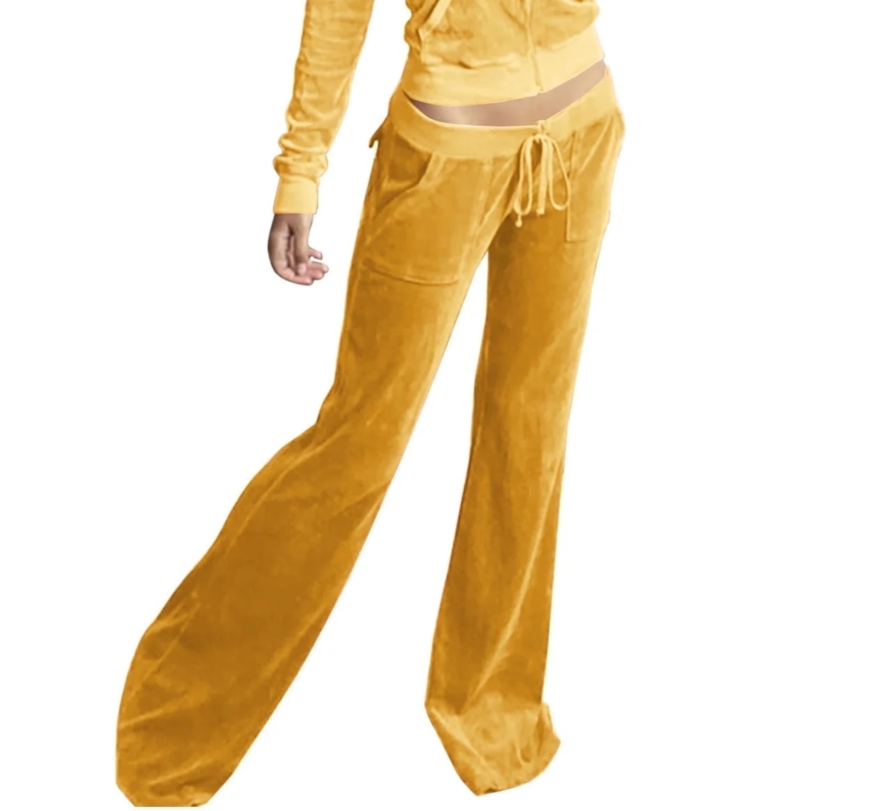 Women's Tracksuit Drawstring Lounge Flare Sweatpants with Pockets ...