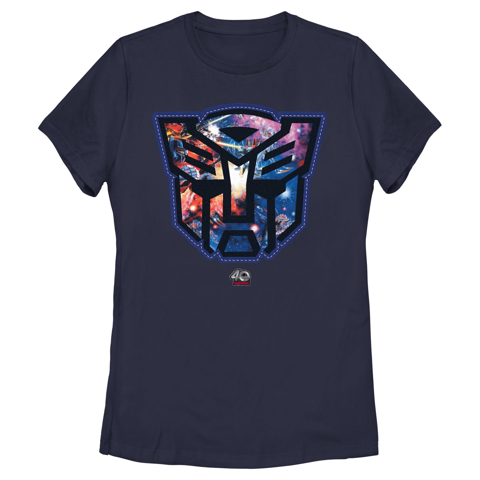 Women's Transformers Autobots Space Battle Logo Graphic T-Shirt ...