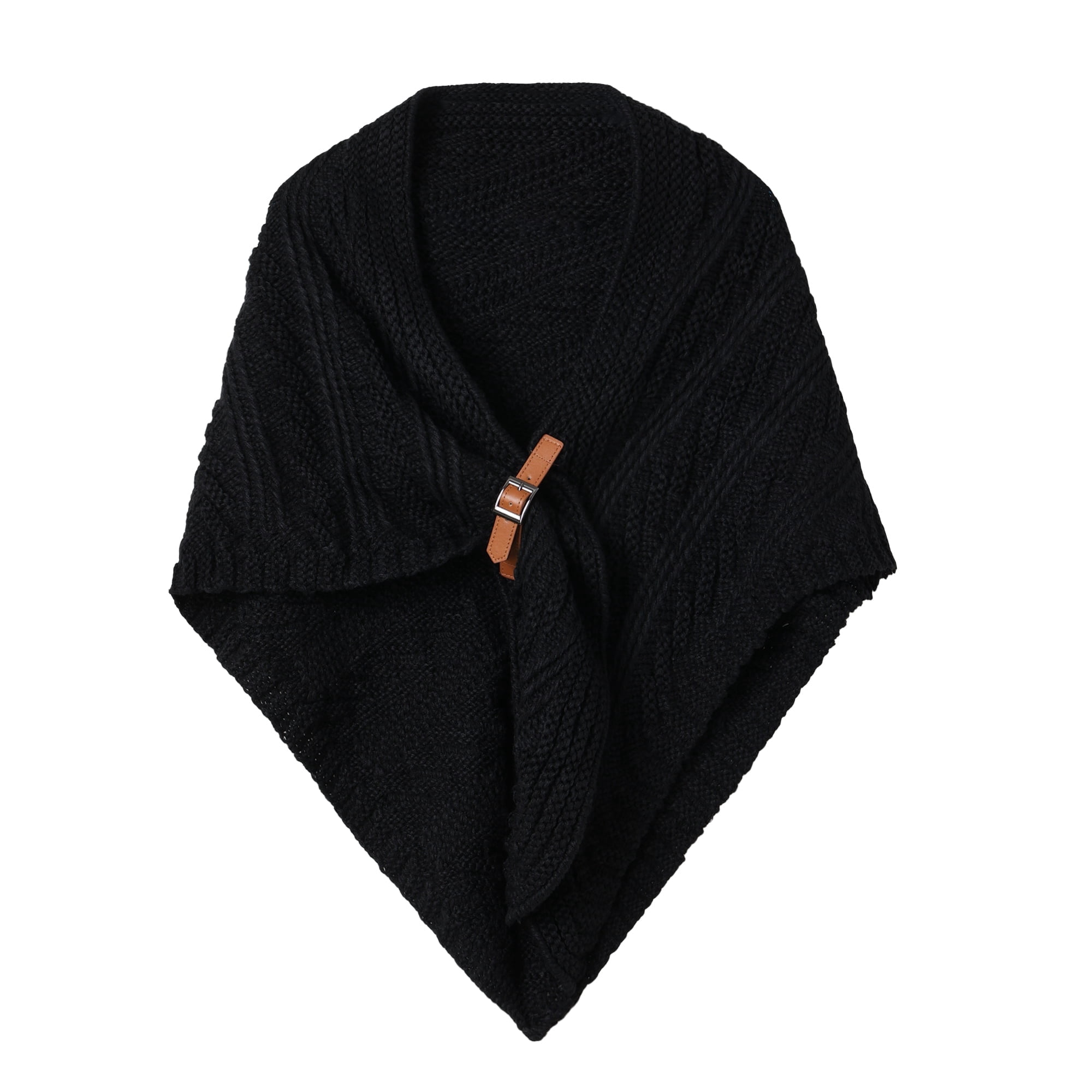 Women's Travel Shawl Wrap Open Front Poncho Cape for Fall Winter ...