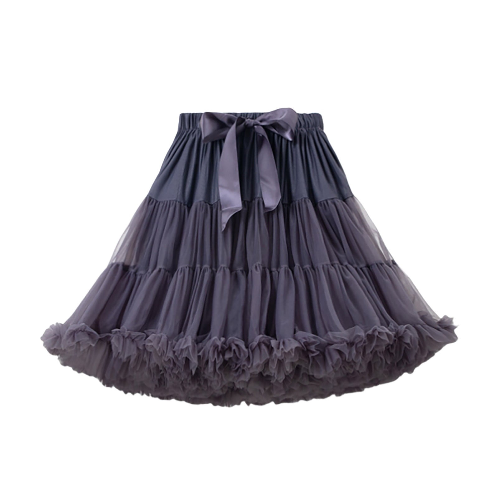 Women's Tulle Tutu Skirt Ultra Full Lolita Princess Dress Versatile ...