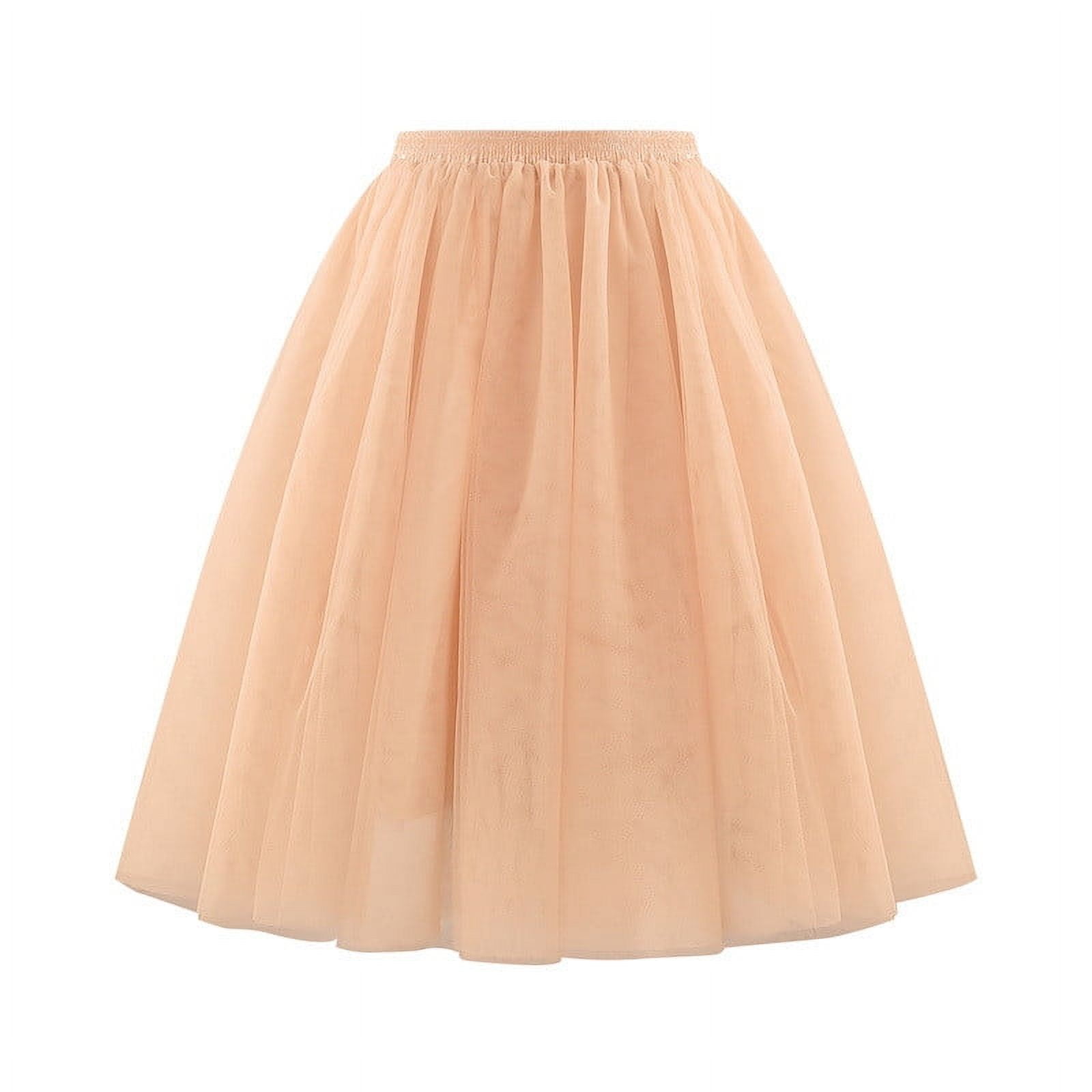 Women's Tulles Skirts Women Tutus Skirts, Layered Knee Length Tulles A ...