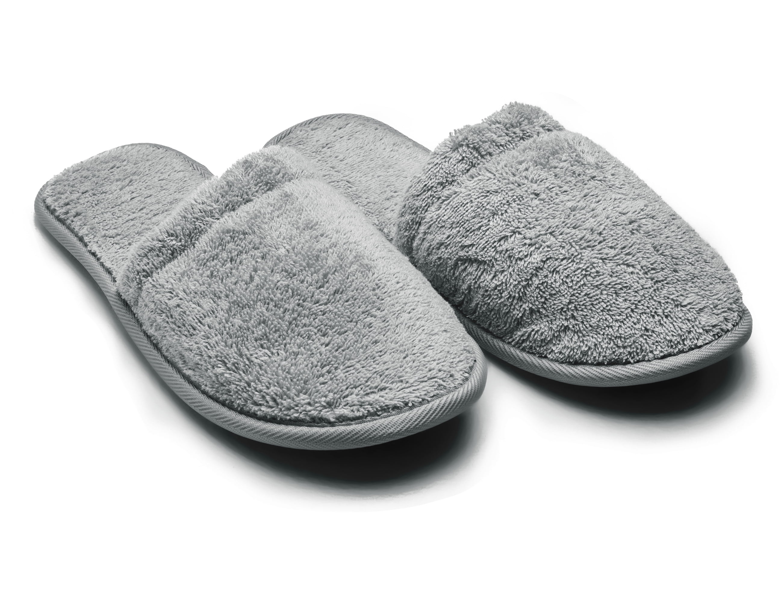 Women's Turkish Terry Cotton Bath Spa Slippers, Gray, Size 8+ - Walmart.com