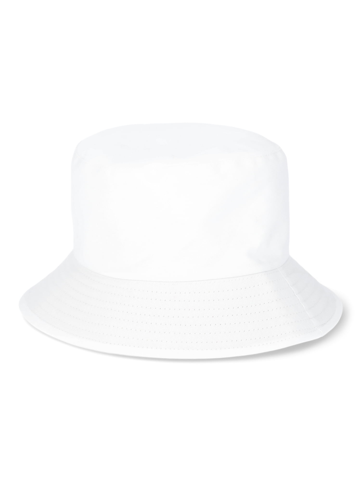 Women's Twill Bucket Hat by Way to Celebrate, One Size, White - Walmart.com